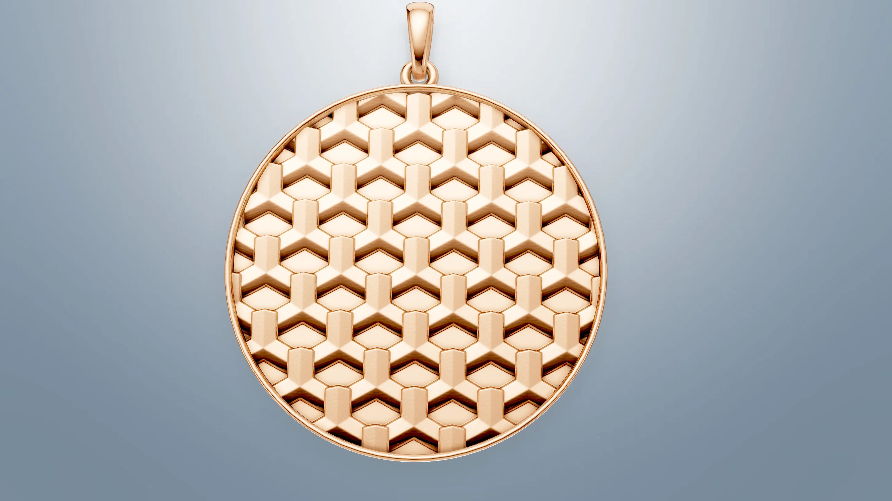 Jewelry & Accessories STL Download - Weave Textured pendantby Christina3d
