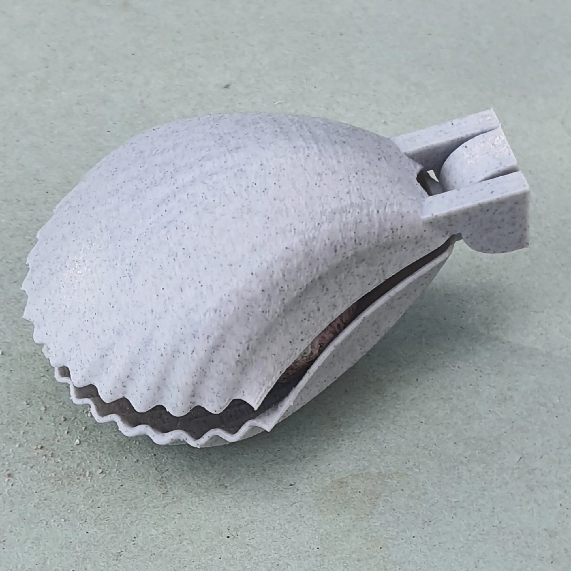 Container for soap bombs in the shape of a sea shell | 3D models ...