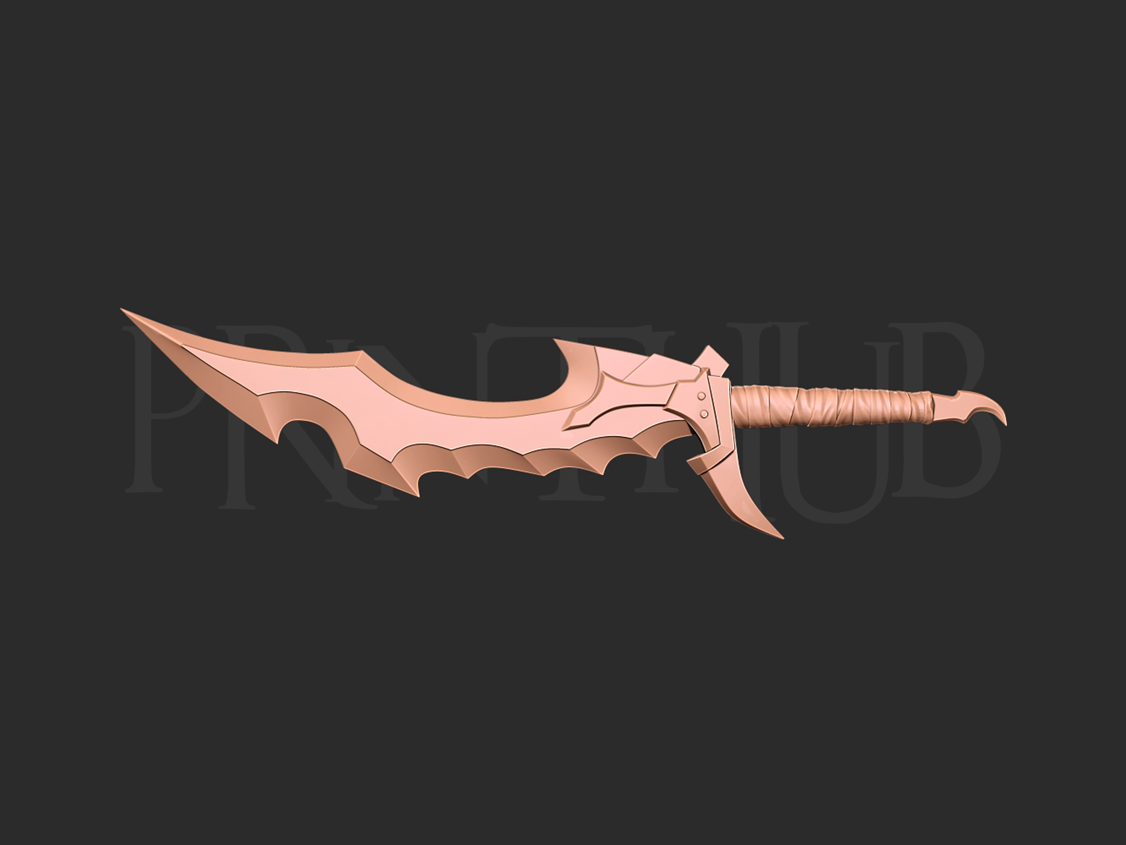 Solo Leveling - Knight Slayer Dagger Cosplay | 3D models download ...