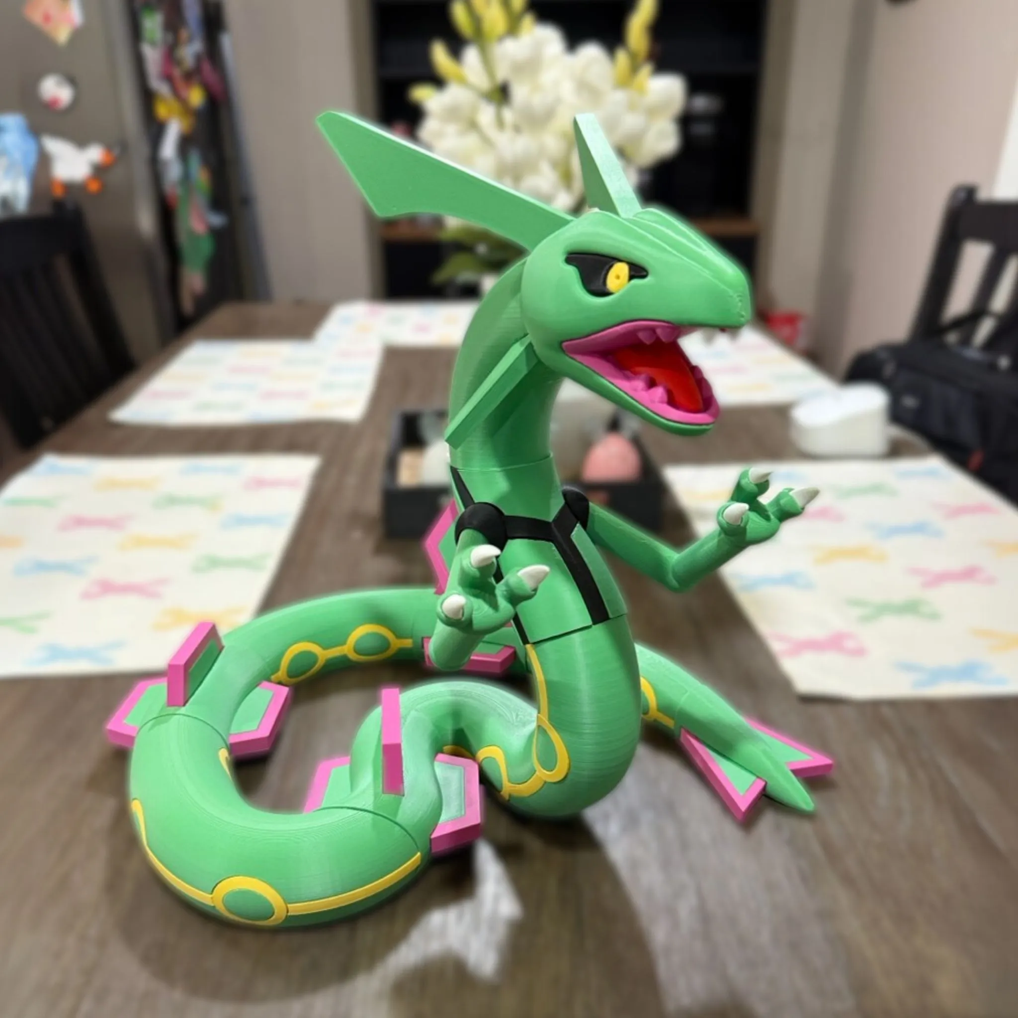 3D Printer Parts STL Descarga - Rayquaza By Colors - Aslan3D