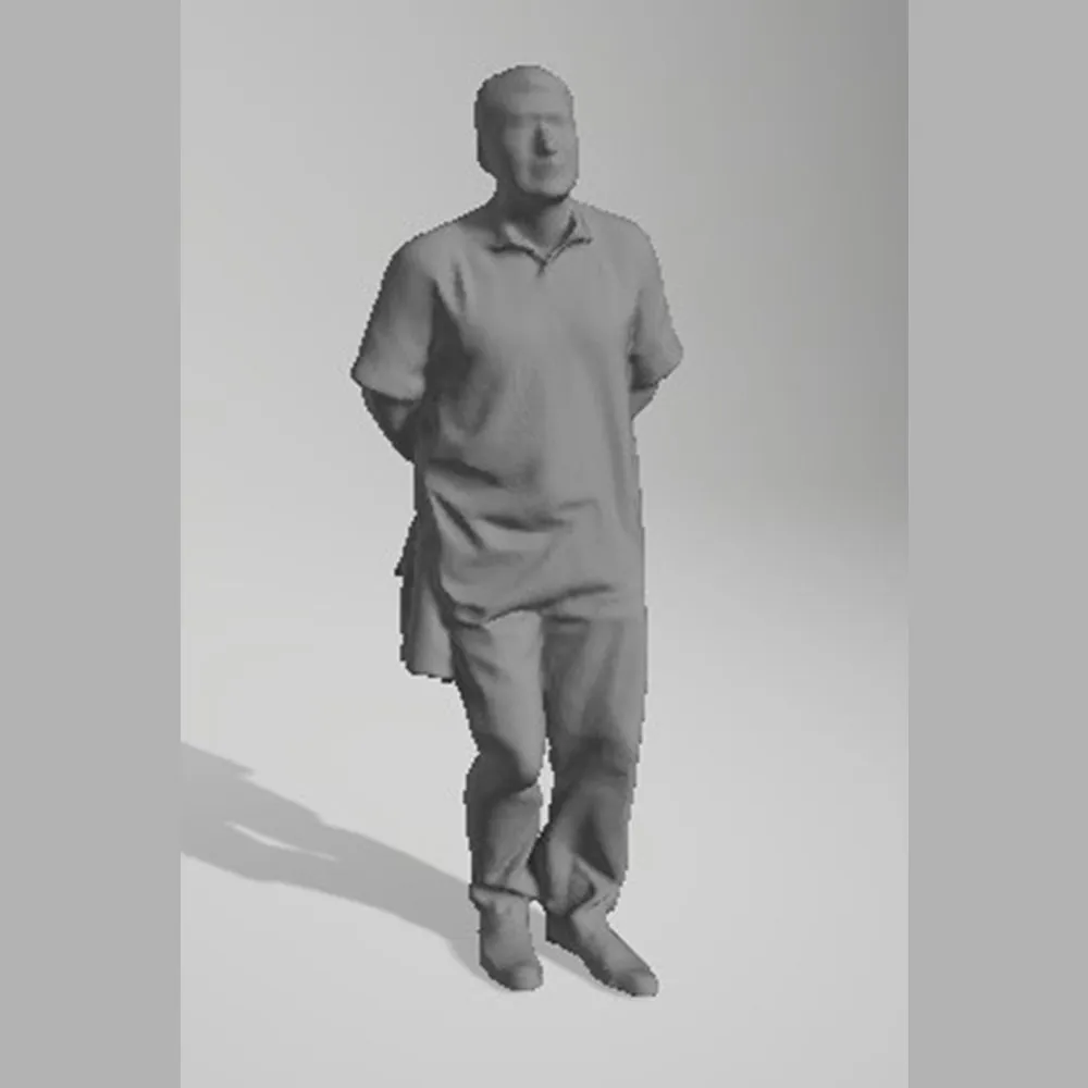 Characters & Creatures STL Download - man standing 02by xhobby1