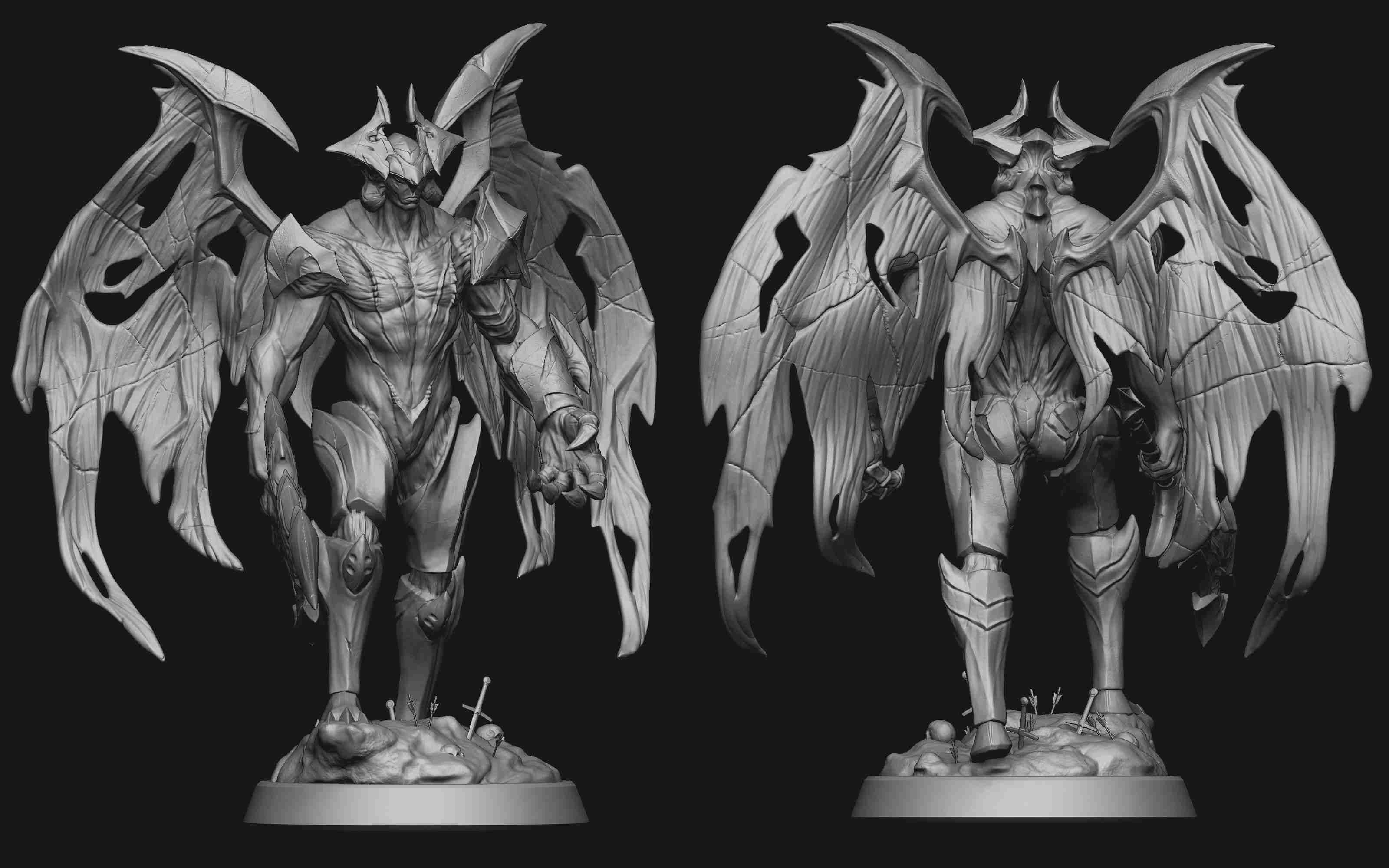 AATROX, THE DARKIN BLADE MINIATURE | 3D models download | Creality Cloud