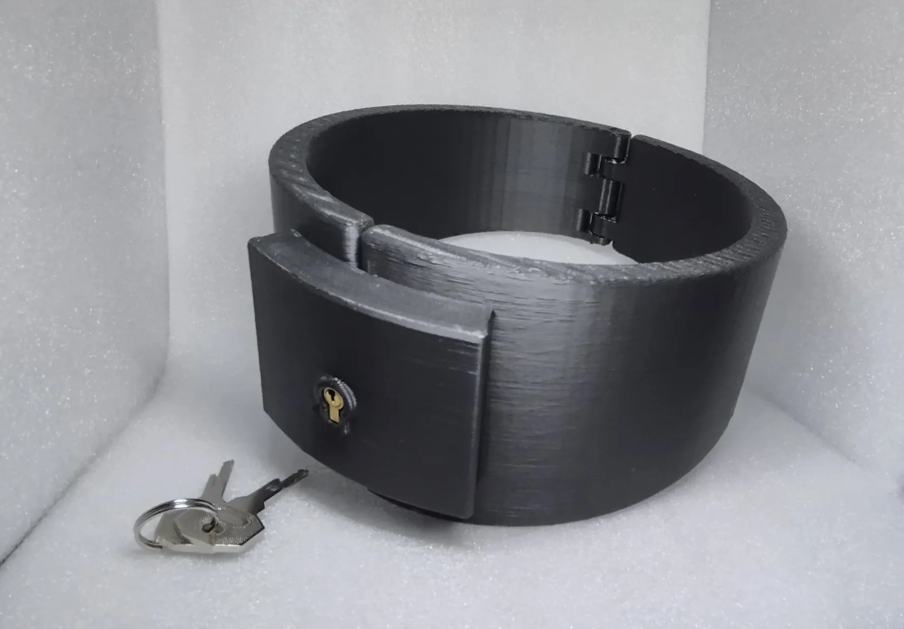 Cosplay STL Download - Lock collar 135mm 45-75mmby Indice89