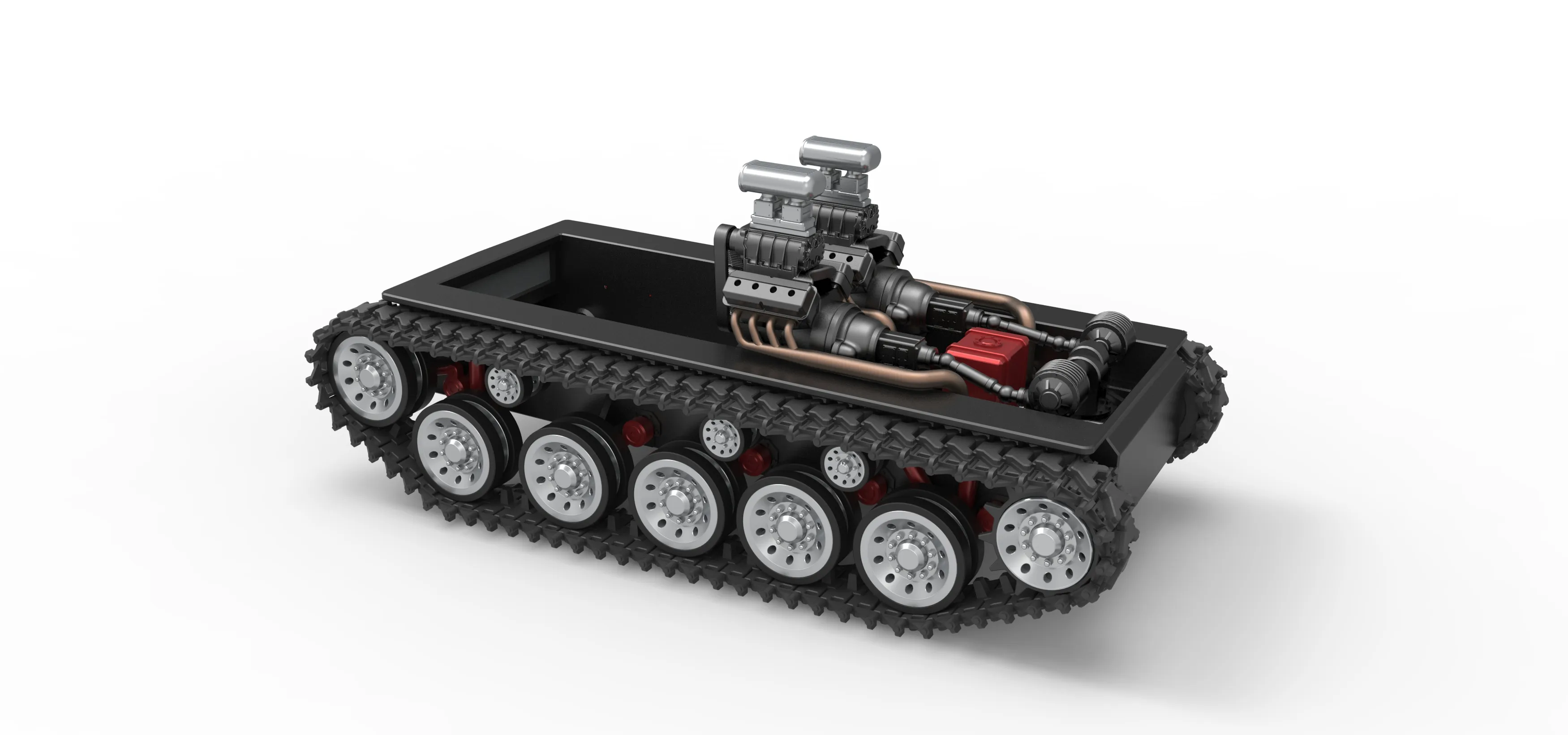 Vintage Monster tank Base Version 2 Scale 1:25 | 3D models download ...