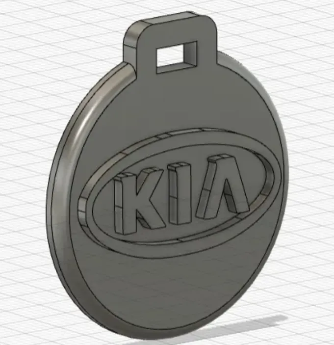 Free Other STL Download - Pendentif porte clé Kia / Kia Key ring ...
