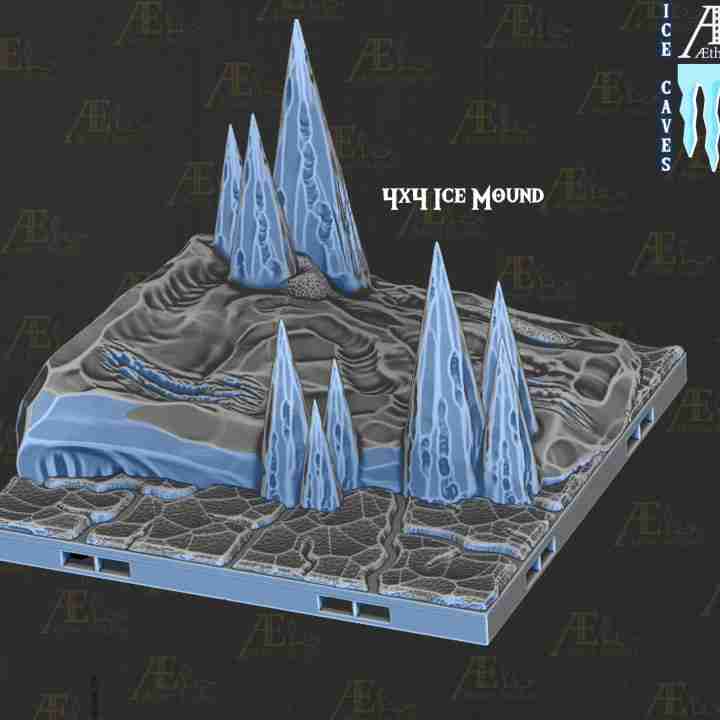 AEICCV5 – Ice Caverns: Frozen Formations | 3D models download ...