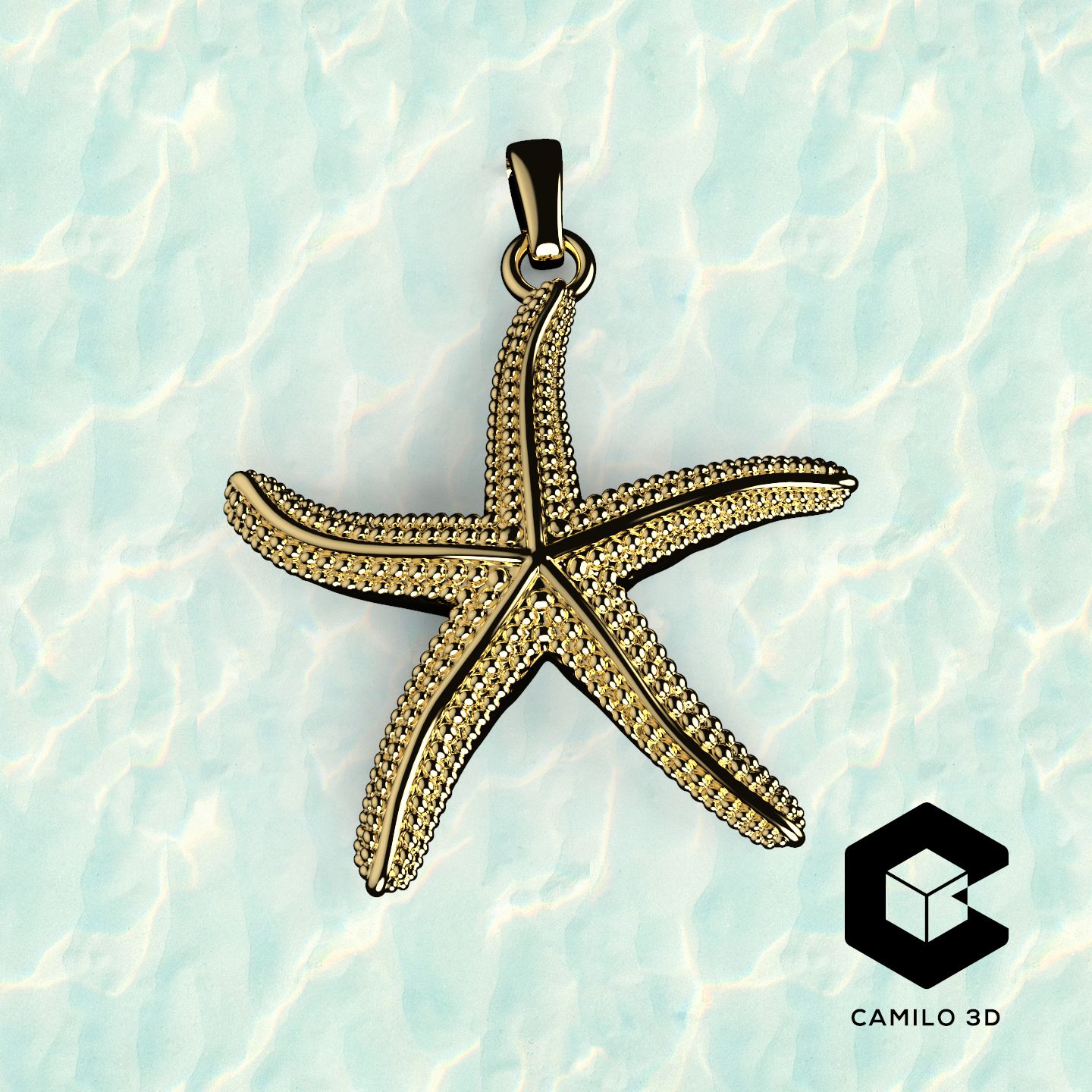 Starfish Pendant | 3D models download | Creality Cloud