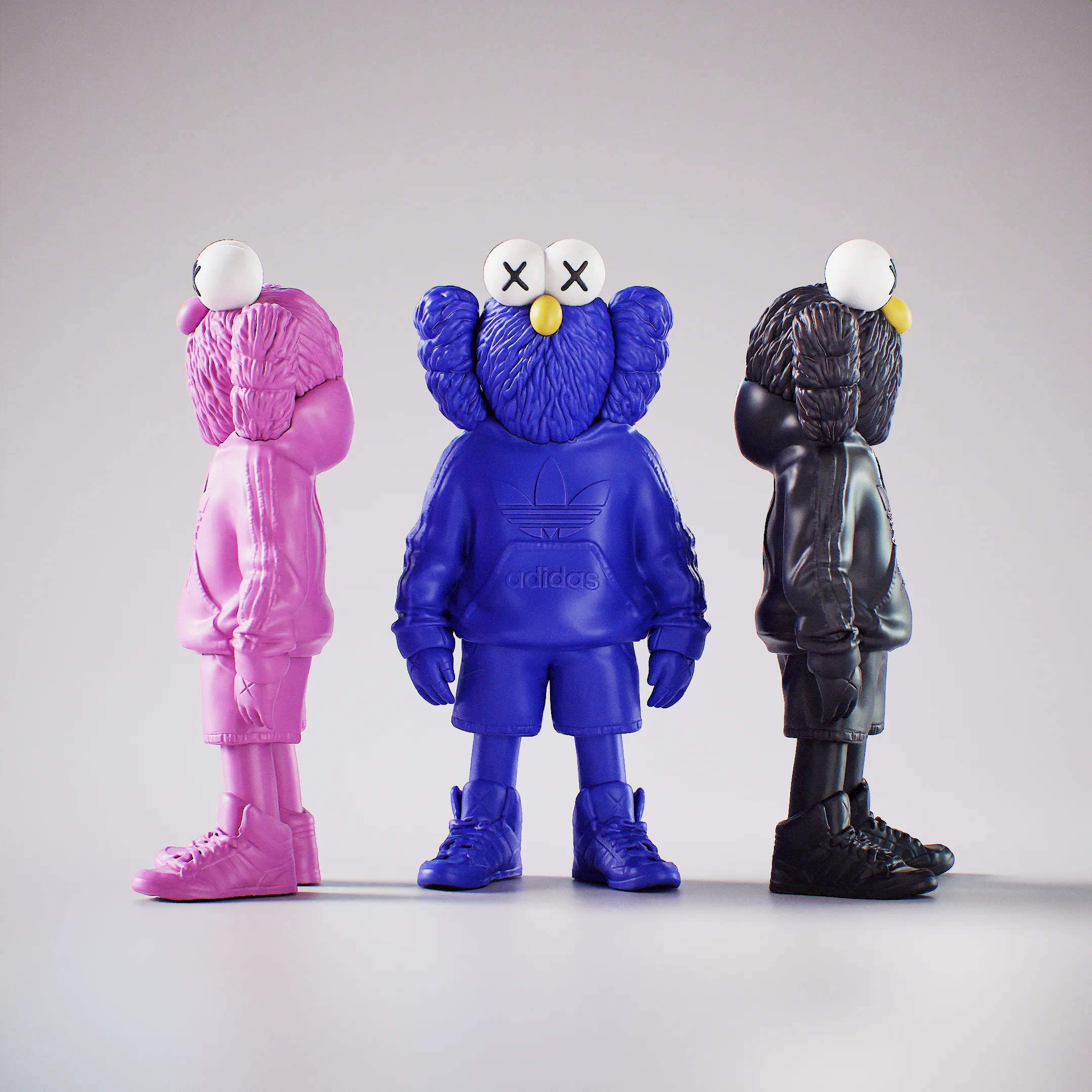 Home Decorations & Ornaments STL Download - Kaws Adidas Junior "BFF ...