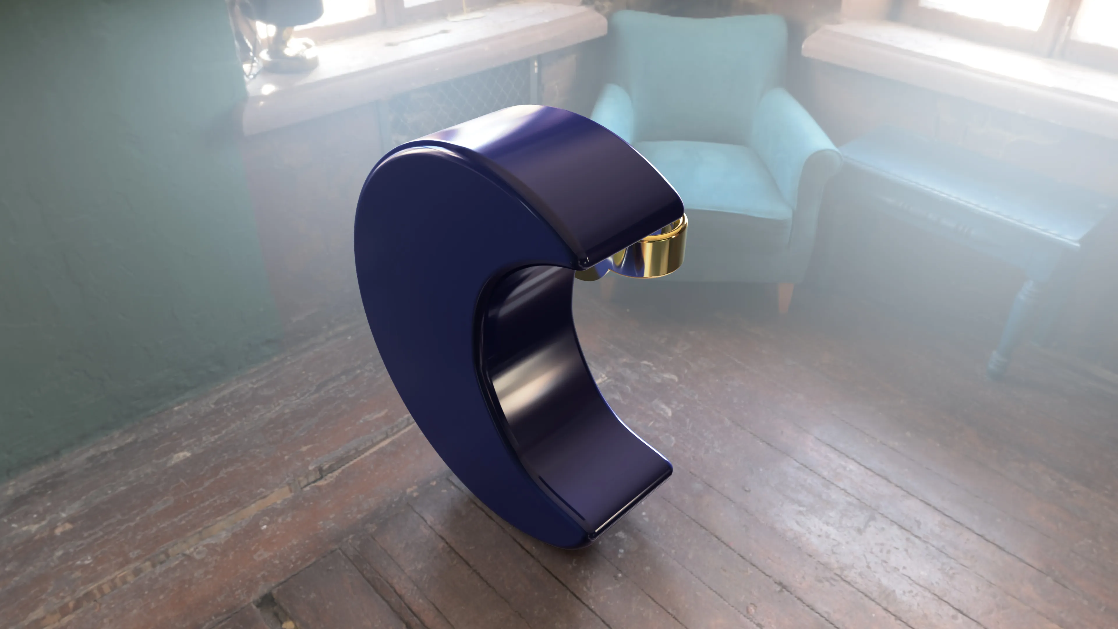 3D Printer Files | 3MF File | Lunar Luxe: The Crescent Moon Pin Earring ...