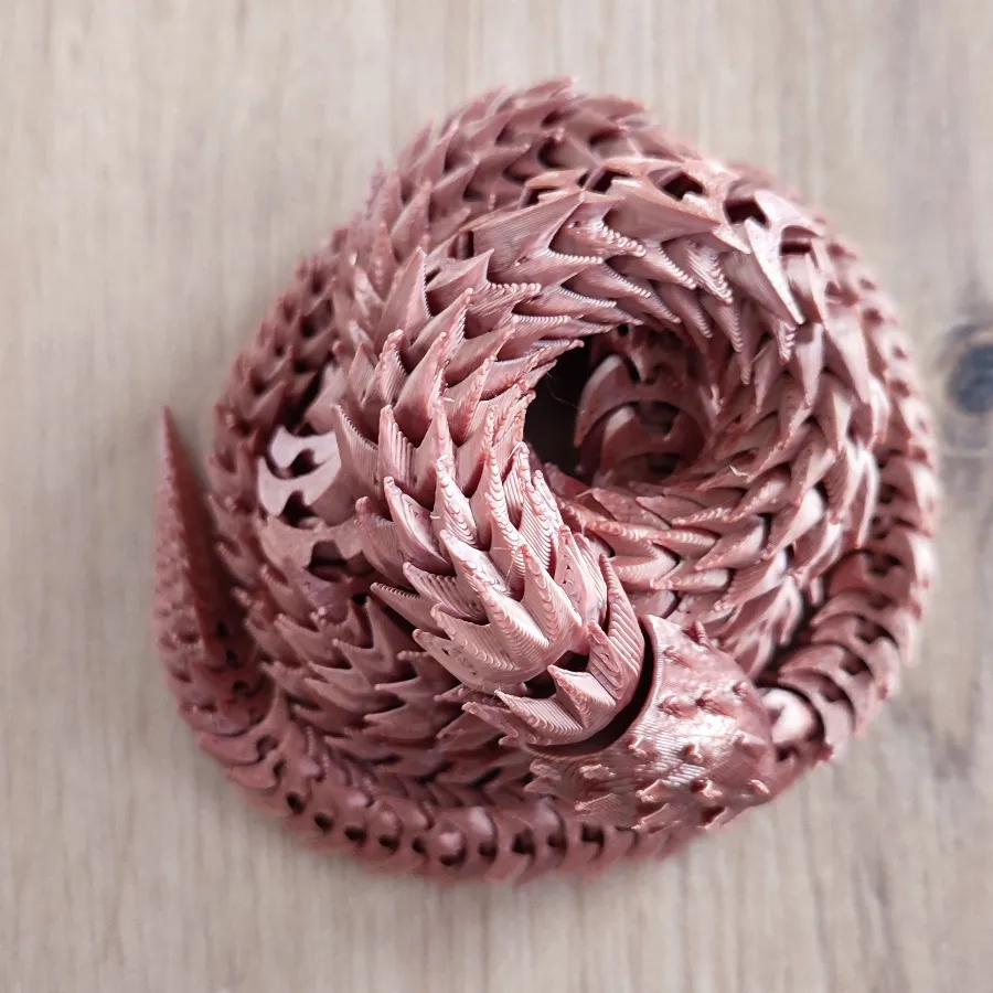 3D Printer Files | 3MF File | Ultra articulated Snake - Print in place ...