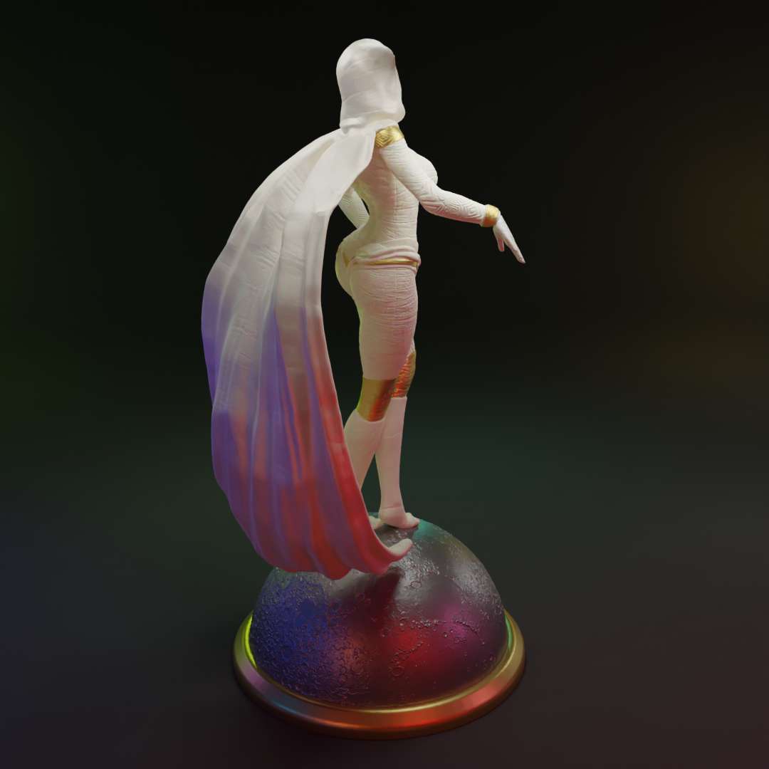 Lady Moon Knight (Fan Made) | 3D models download | Creality Cloud