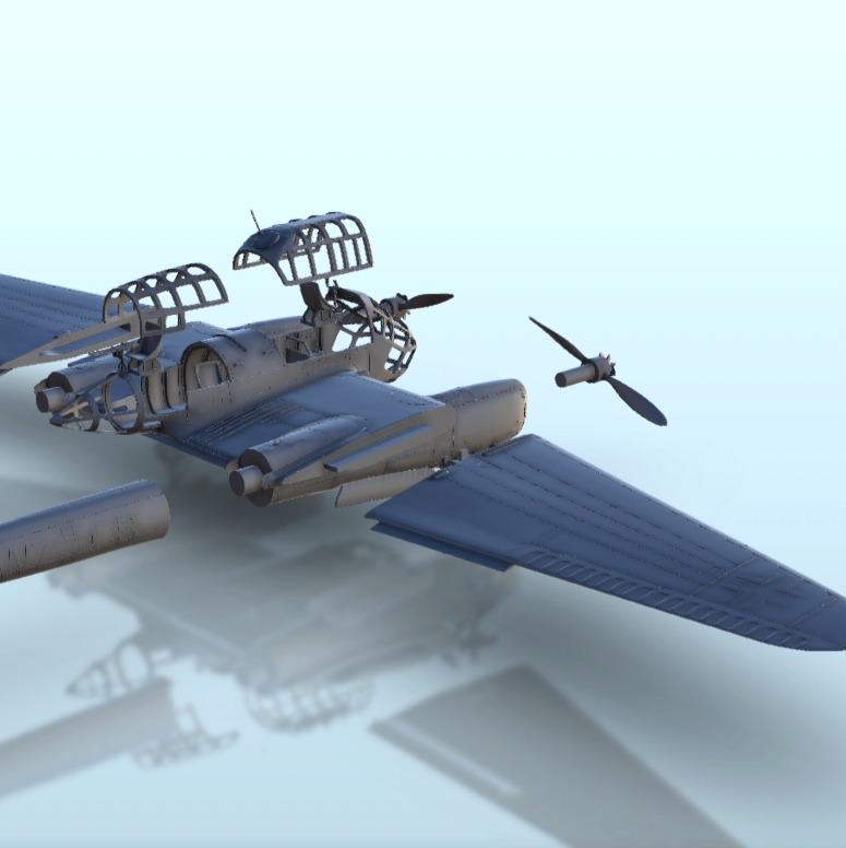 Focke-Wulf Fw 189 - WW2 Terrain plane aircraft diaroma | 3D models ...