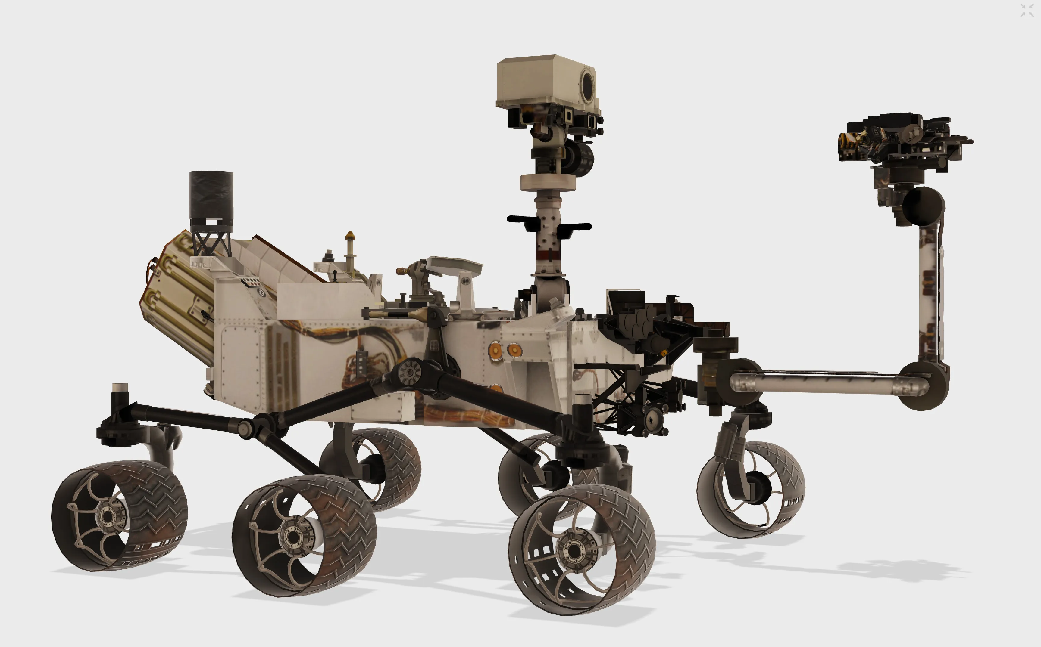 Free Vehicles & Machinery STL Download - Mars Curiosity Roverby 3DmodelGOD