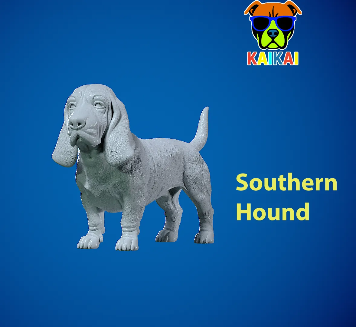Characters & Creatures STL Download - Southern Hound DOG model - decor ...