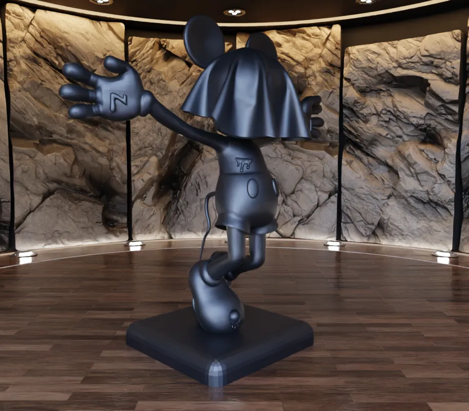 Other STL Download - Ghost Face Masked Mickey Mouse Fan Art Toyby ...