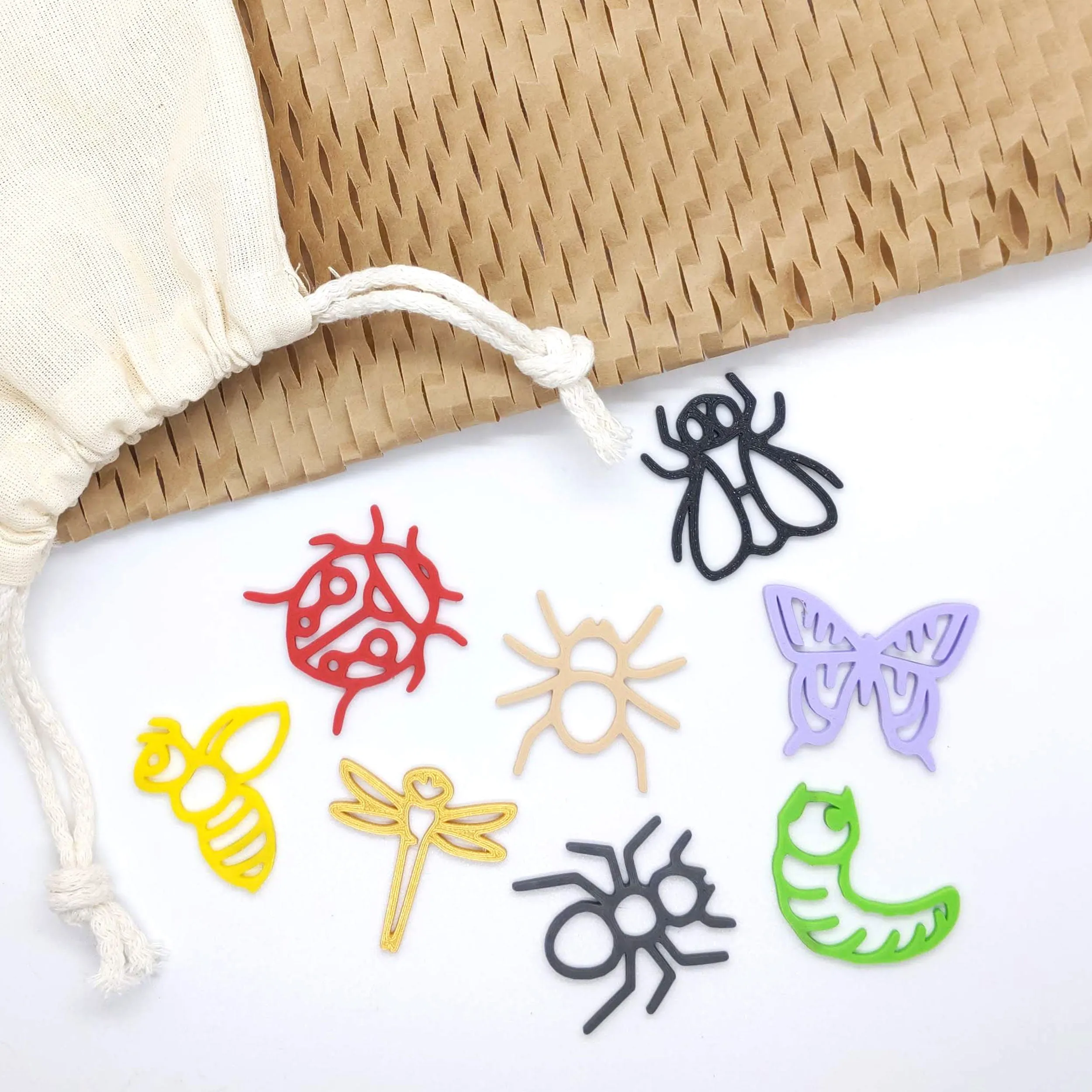 Free Board Games & Card Games STL Download - 2D bugs - setby Mamy Wydruki