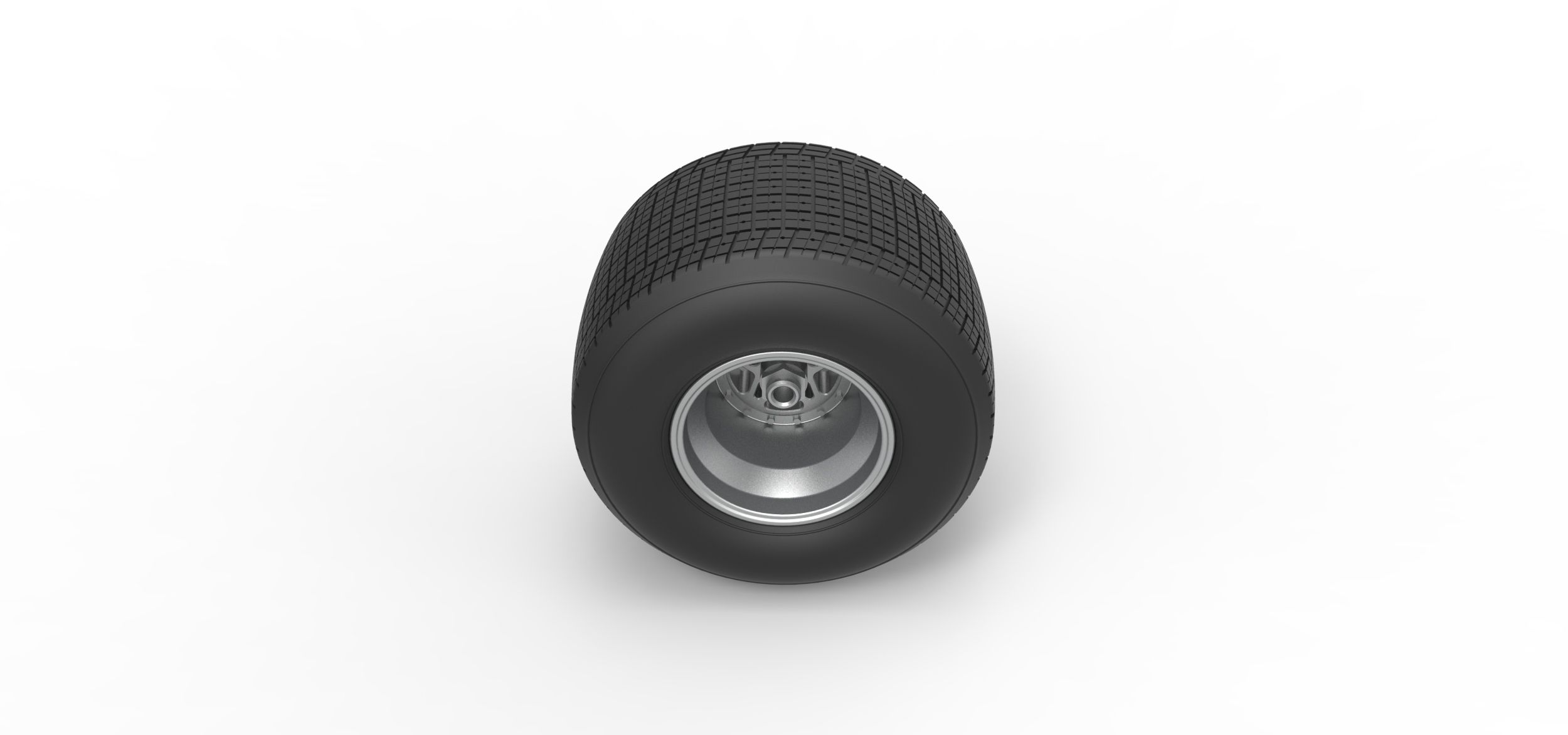 Rear wheel from Sprint car Version 1 Scale 1:25 | 3D models download ...