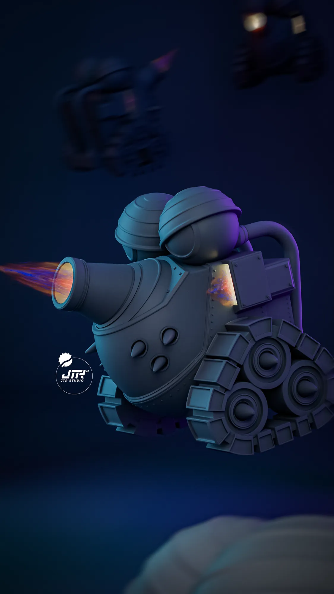 Props & Terrain STL Download - ARMOUR GUNBOUND MOVILby JTR STUDIO