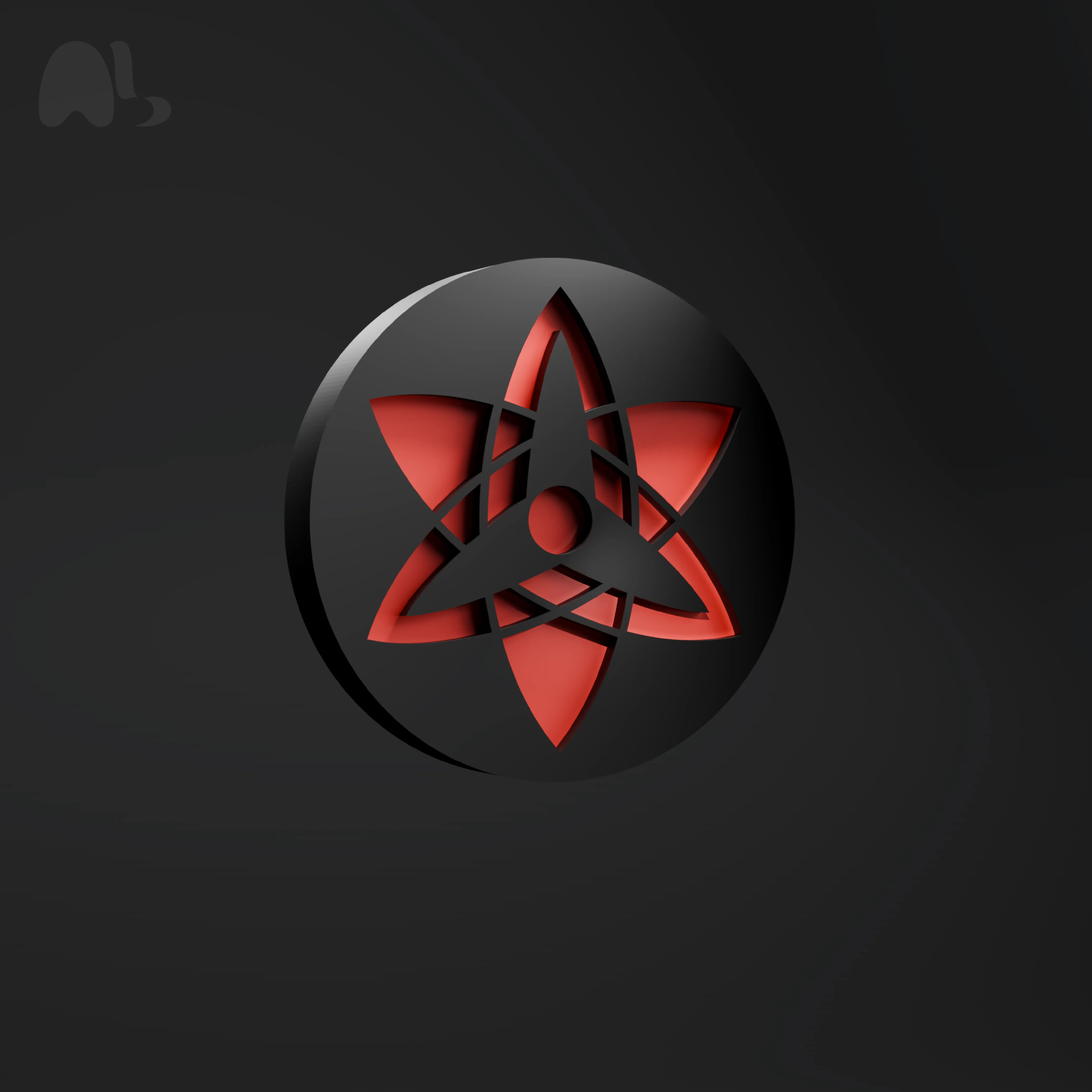 Props & Terrain STL Download - Mangekyou Sharingan Sasuke - Pin ...