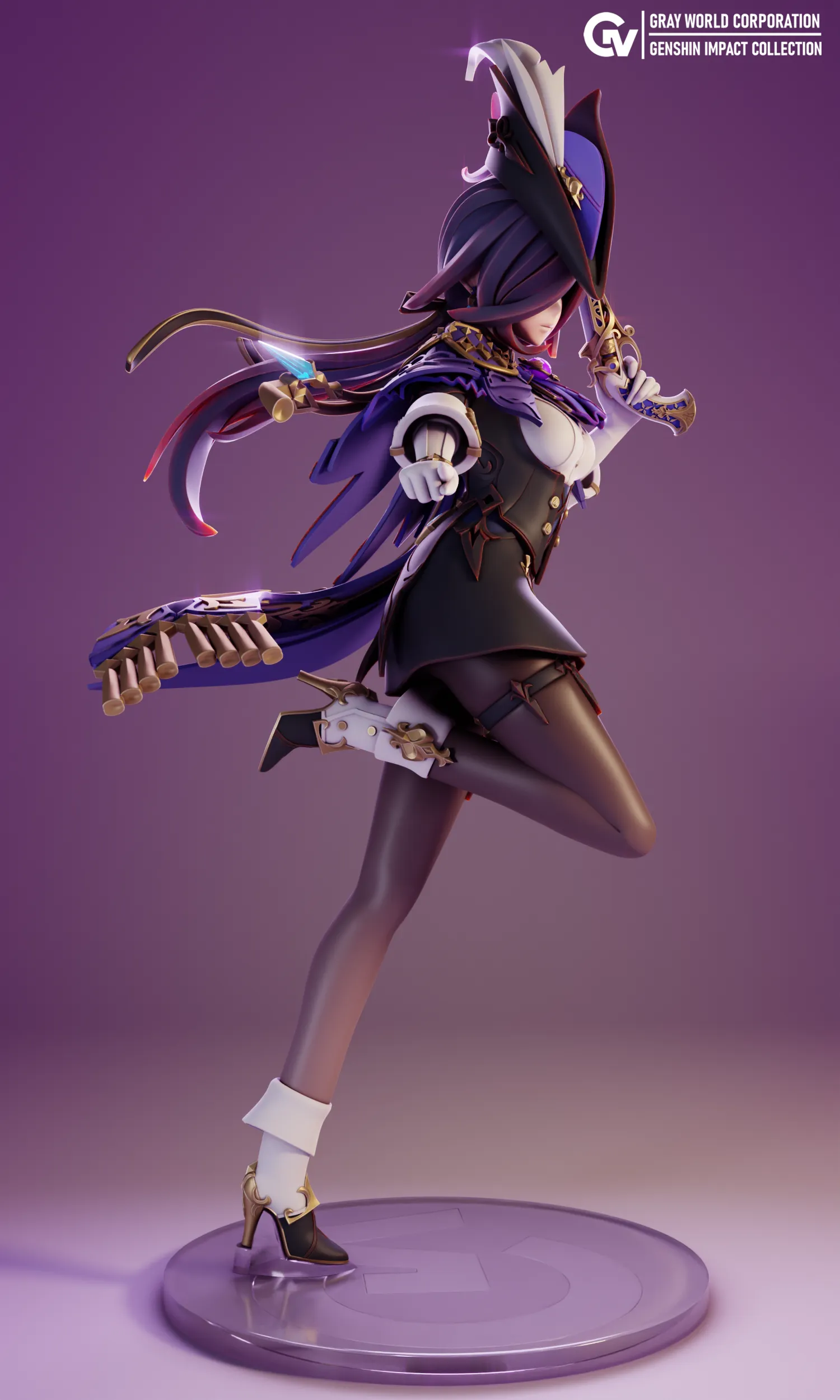 Clorinde | Genshin Impact | 3D models download | Creality Cloud