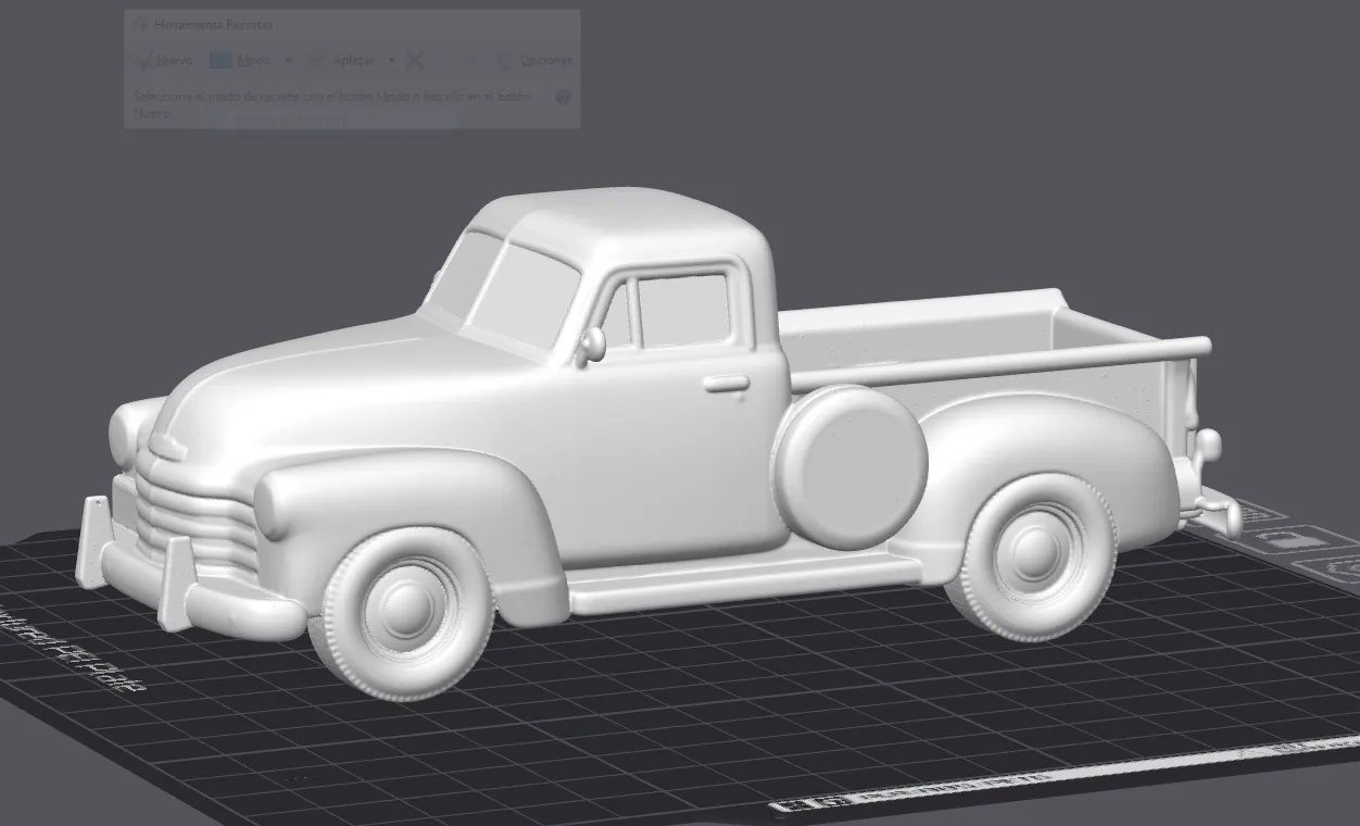 Vehicles & Machinery STL Download - Chevrolet pickup 1950 truckby Kevin ...