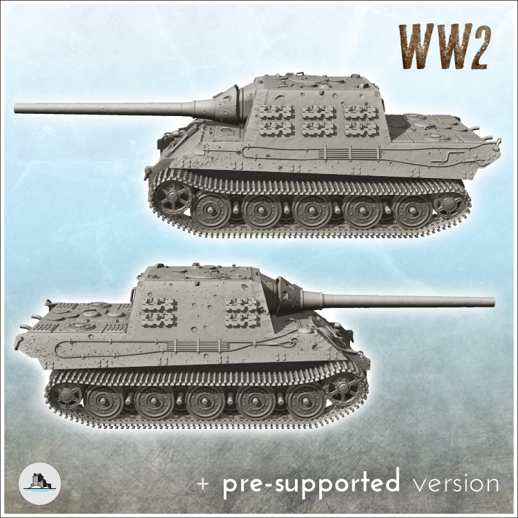 Jagdpanzer VI Jagdtiger - WW2 Flames of War Bolt Action