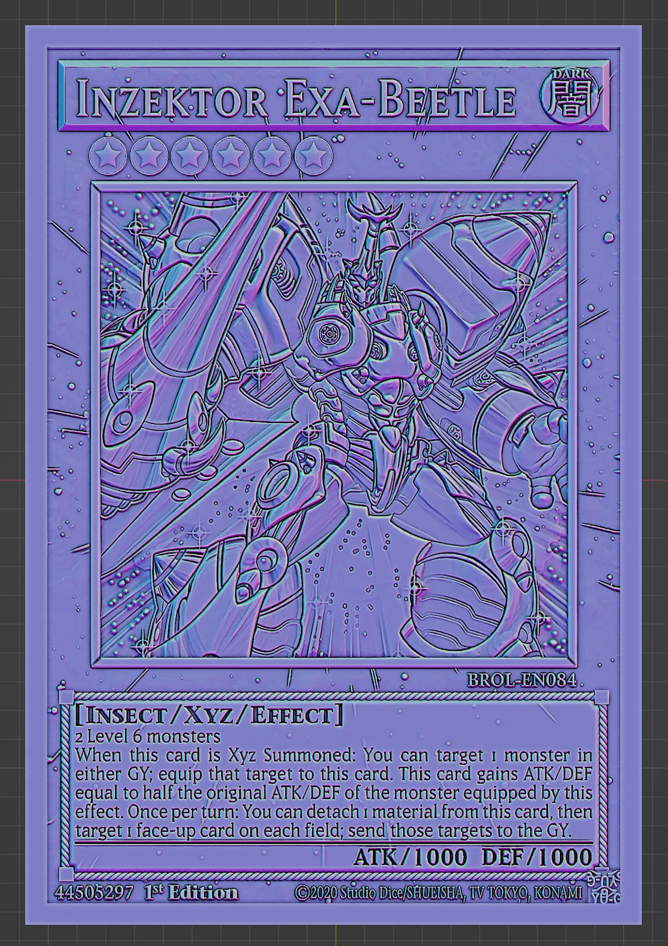 Free Other STL Download - Inzektor Exa-Beetle - yu-gi-oh!by Wsonuchiha3D
