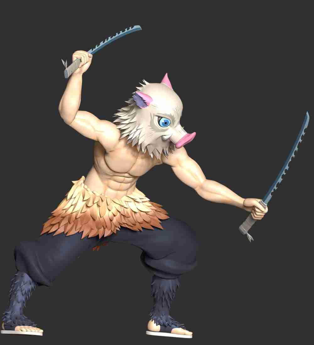 Demon Slayer - Inosuke Hashibira | 3D models download | Creality Cloud