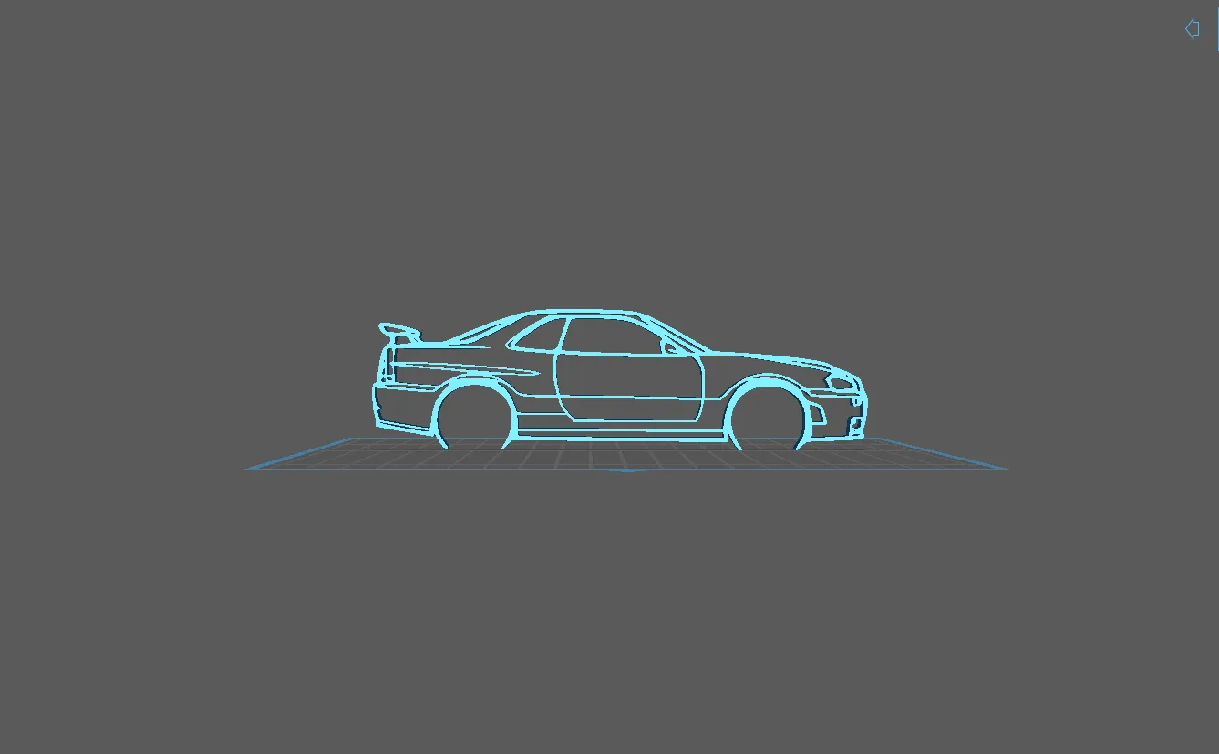 Nissan - R34 GTR | 3D models download | Creality Cloud