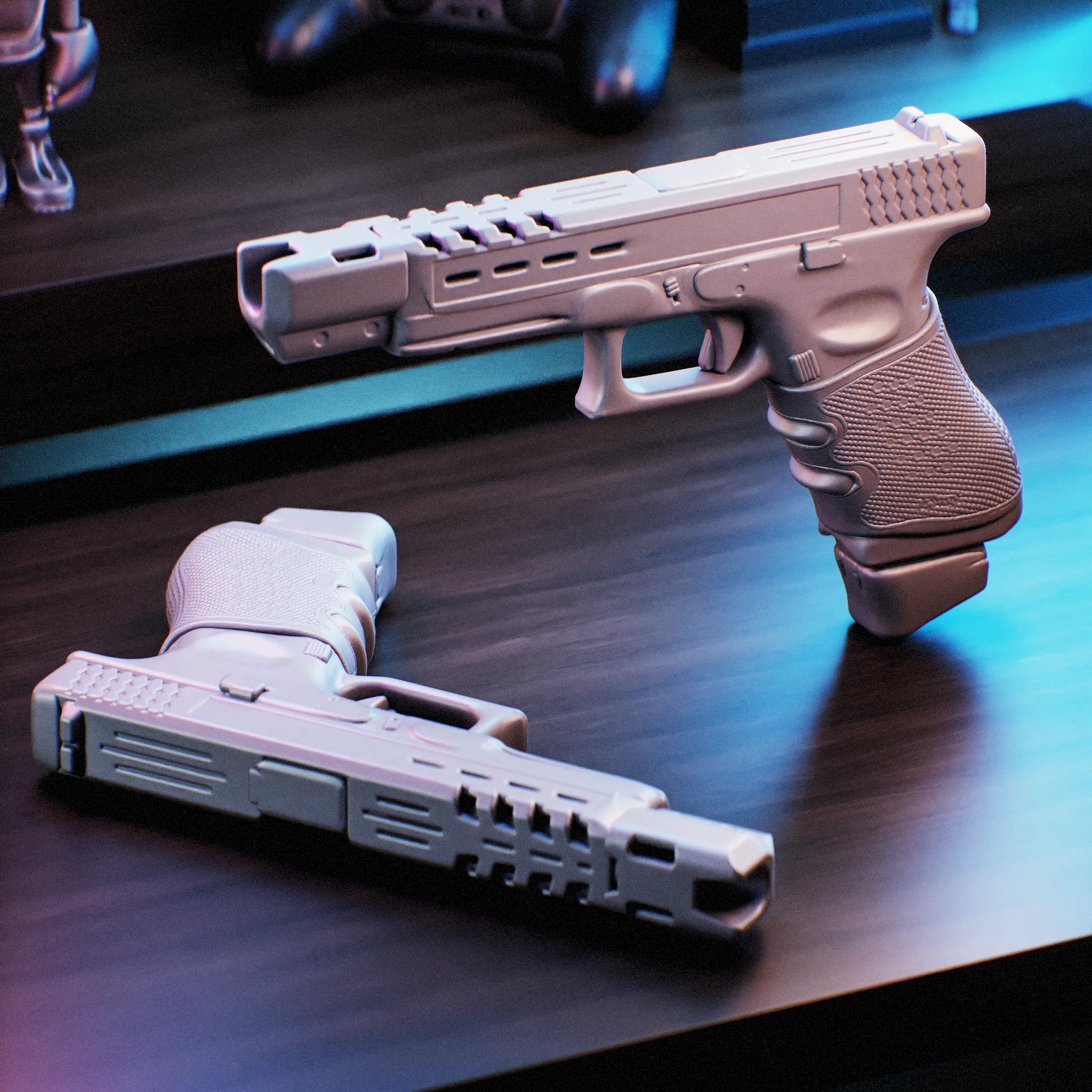 Glock 17 - Escape from Tarkov Fan Art - Stalker | 3D models download ...