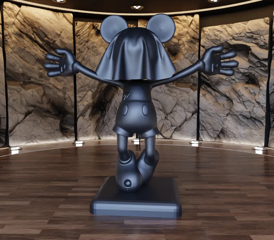 Ghost Face Masked Mickey Mouse Fan Art Toy | 3D models download ...