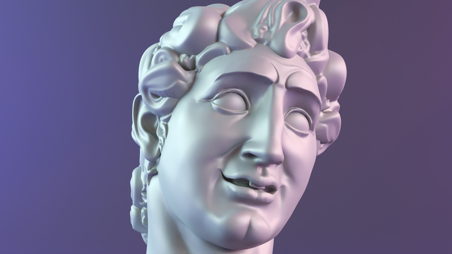 HEAD OF DAVID | 3D models download | Creality Cloud