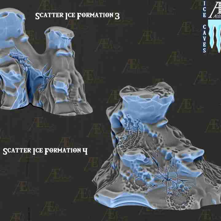 AEICCV5 – Ice Caverns: Frozen Formations | 3D models download ...