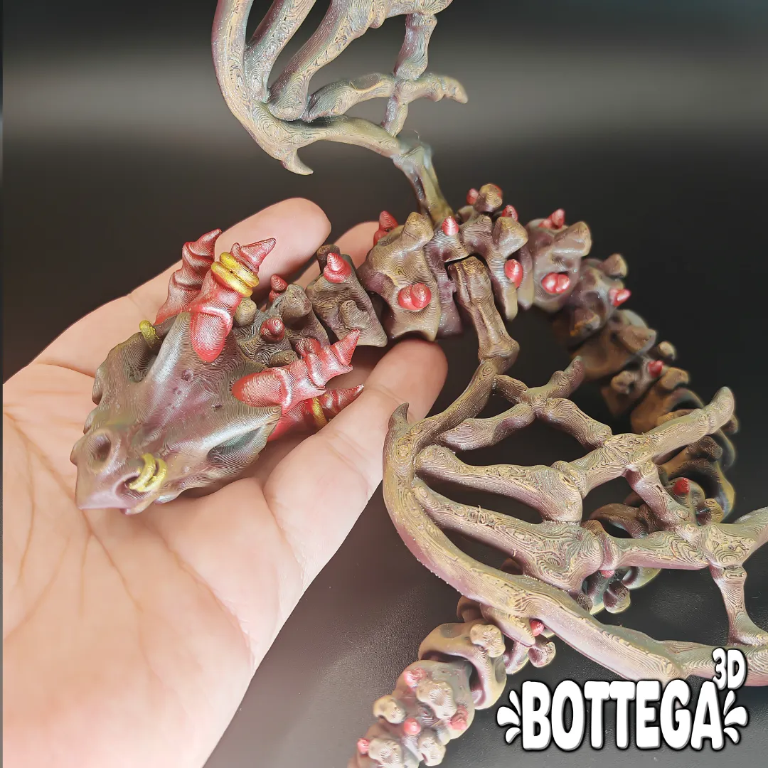 Characters & Creatures STL Download - MORTE, the necromancer Dragonby NozzleNook bottega3d