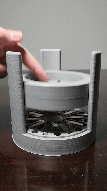 3D Printer Files | 3MF File | Magnetic Disk with Holder | Creality Cloud