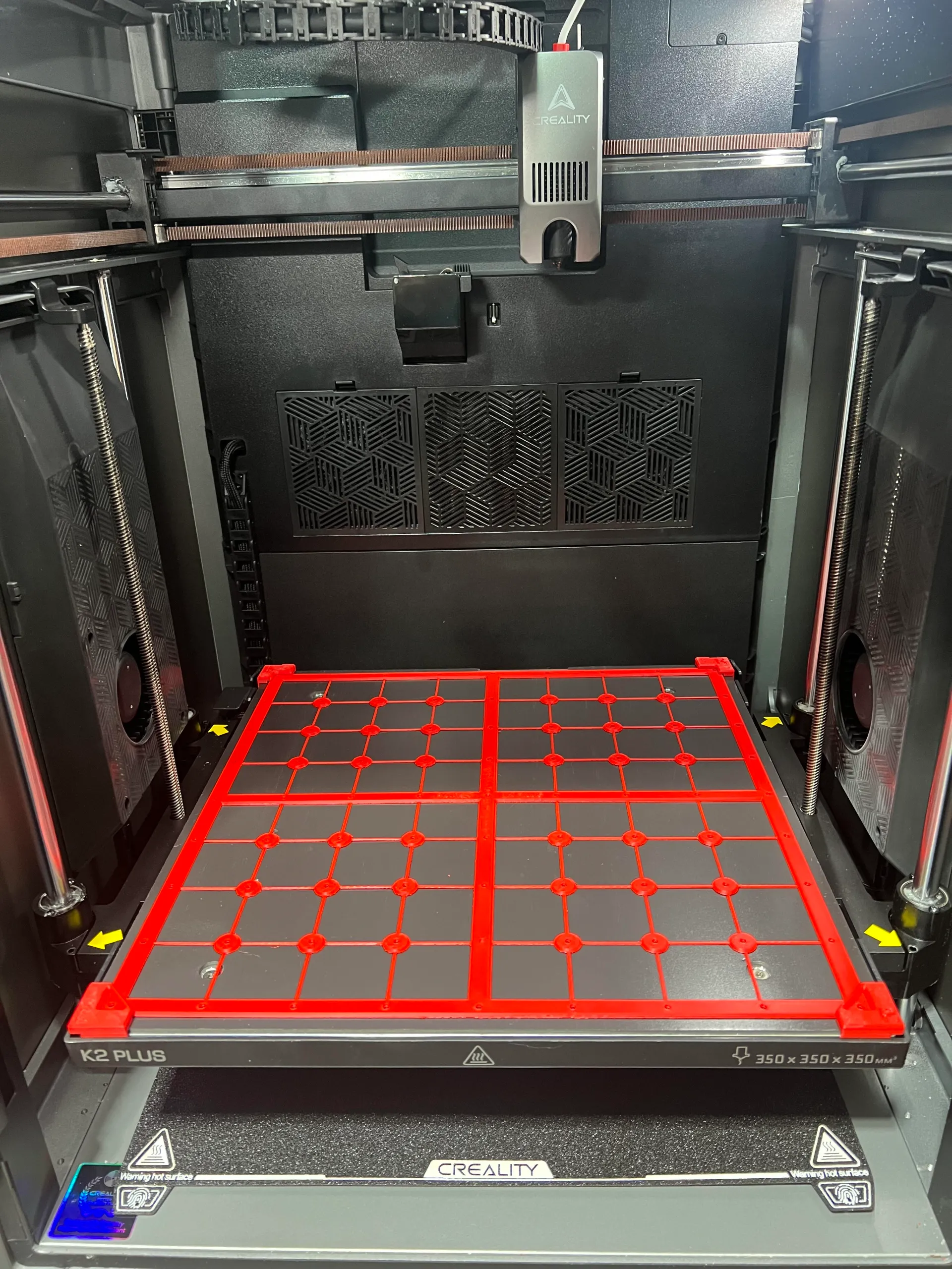 Printed with Polymaker ASA Filament 1.75mm Red Will post leveling ...