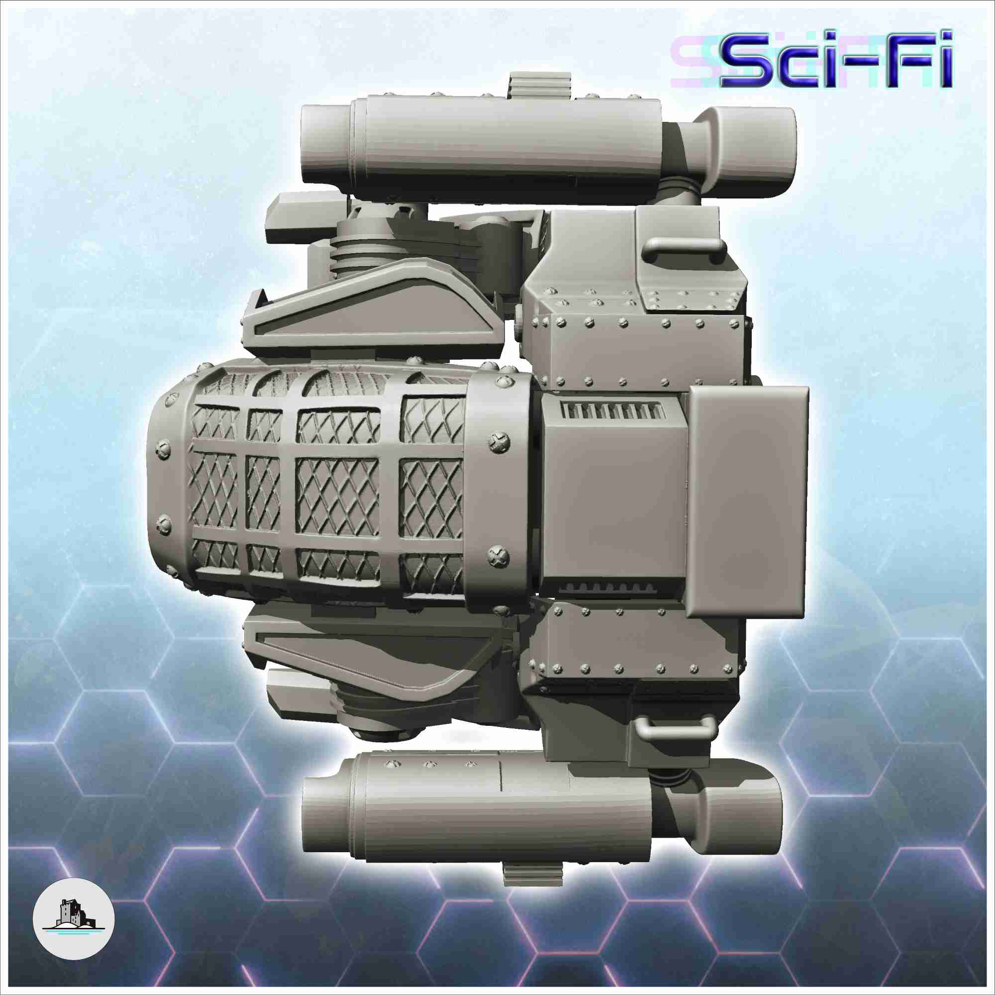 Qhaysus combat robot (12) - miniatures w40k scifi warhammer | 3D models ...