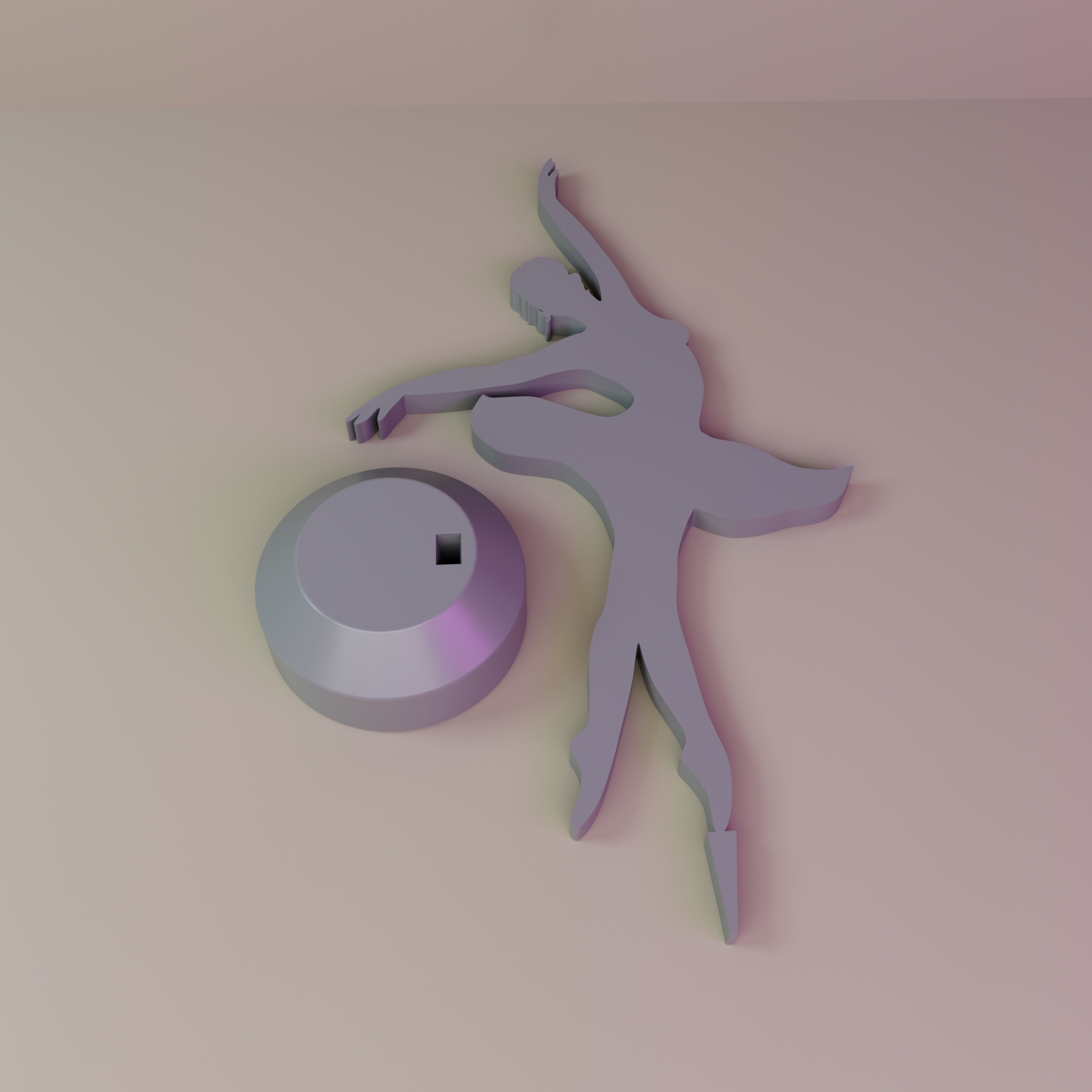 BALLERINA DANCER DESK DECORATION3 | 3D models download | Creality Cloud