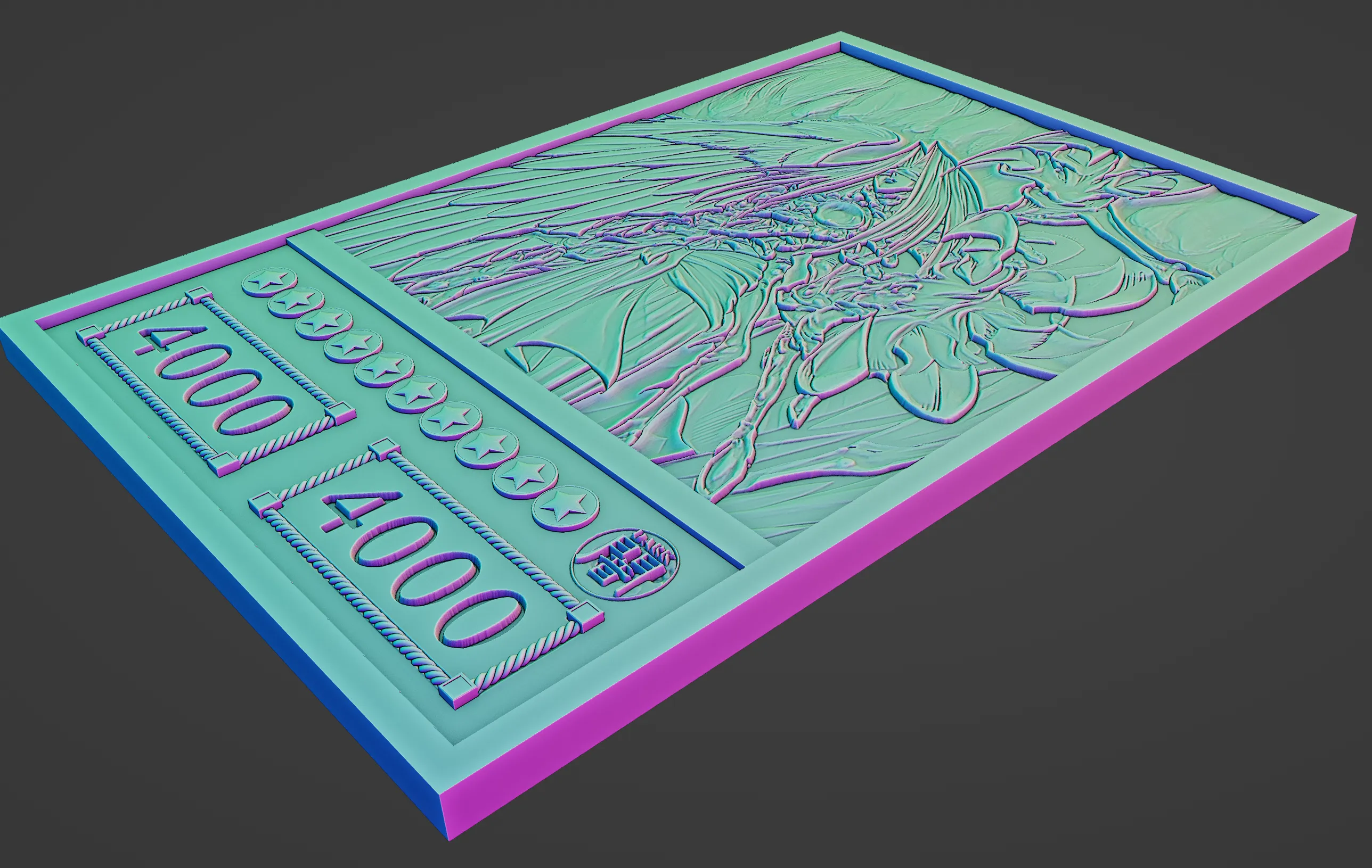 Free Other STL Download - Darkness Neosphere - yu-gi-oh!by Wsonuchiha3D