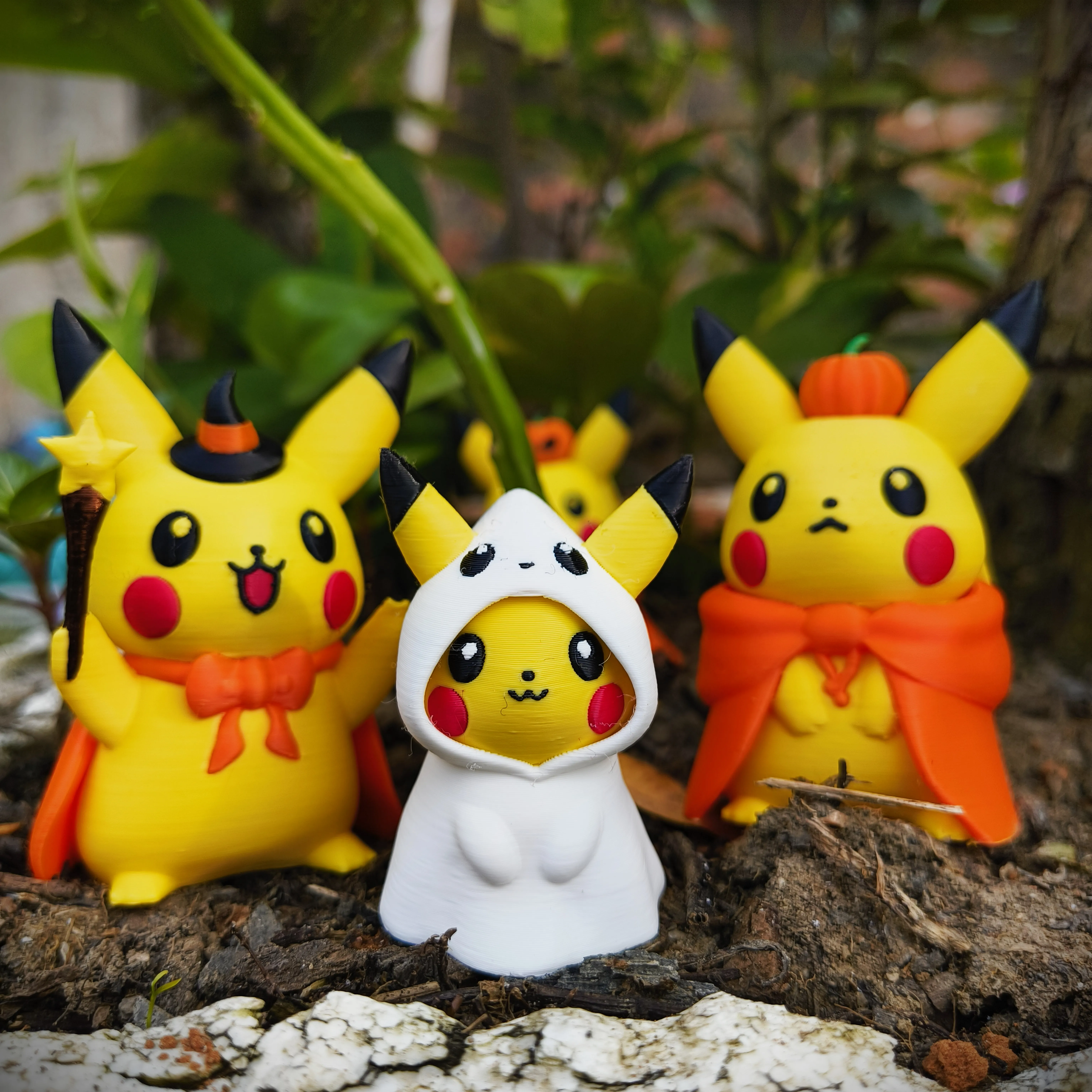 Other STL Download - Halloween Special Cute Pikachu Collectionby ...