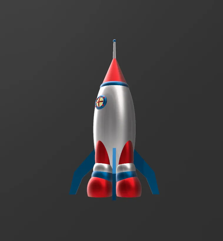 Simple rocket | 3D models download | Creality Cloud