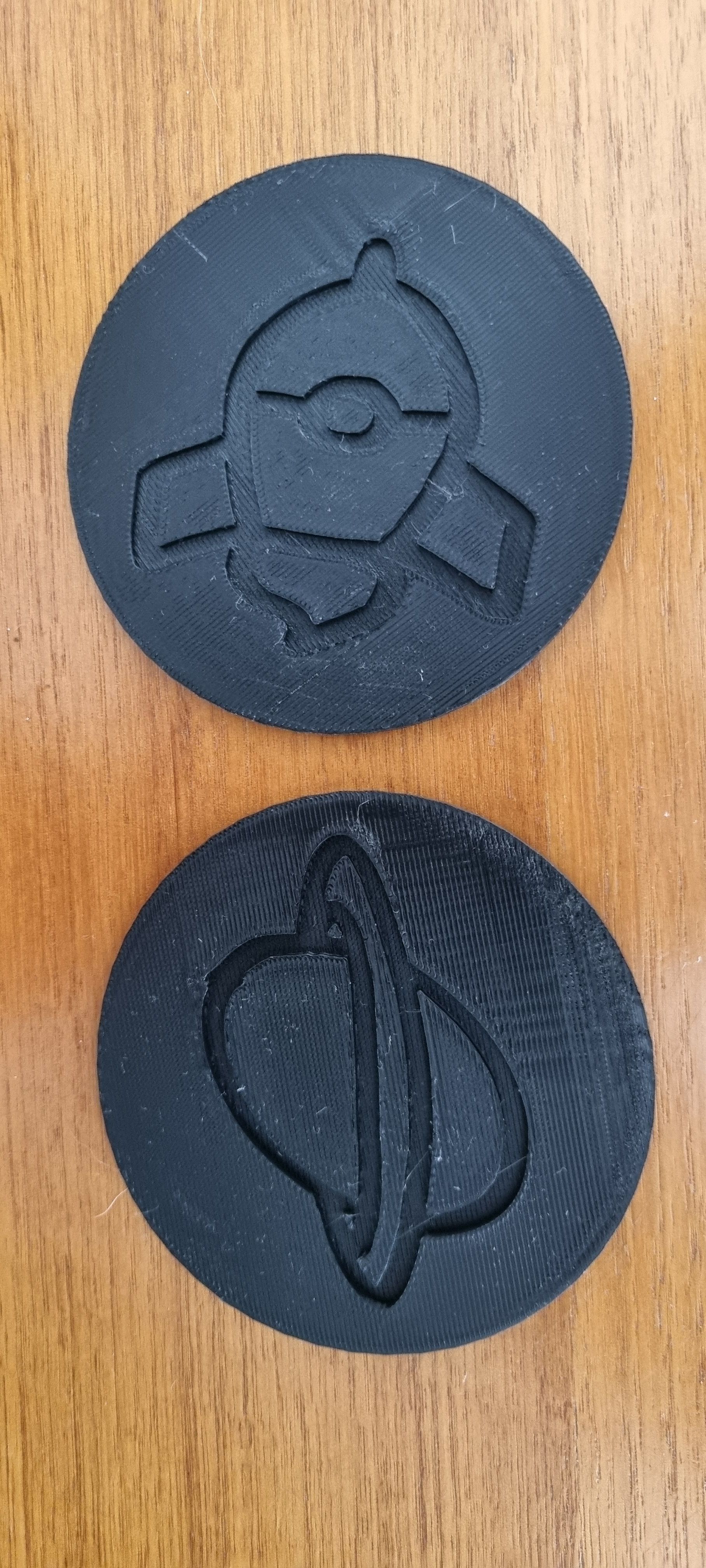 Round Coasters with Astro and Planet | 3D models download | Creality Cloud