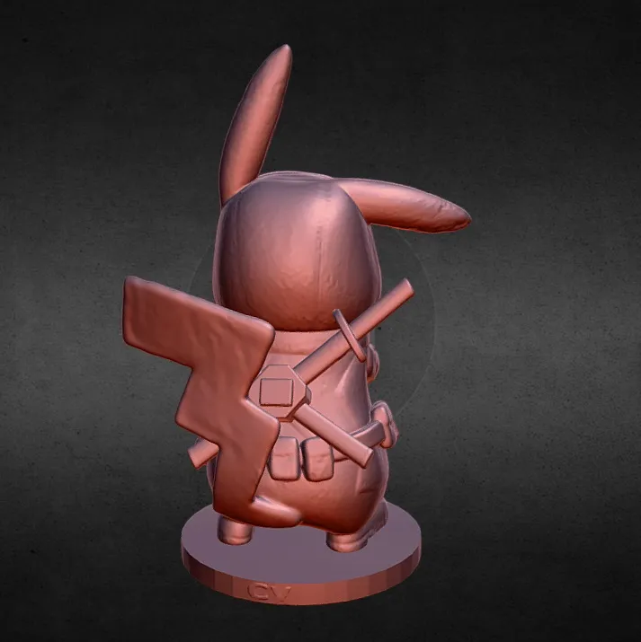 Characters & Creatures STL Download - picachu deadpoolby celticverse