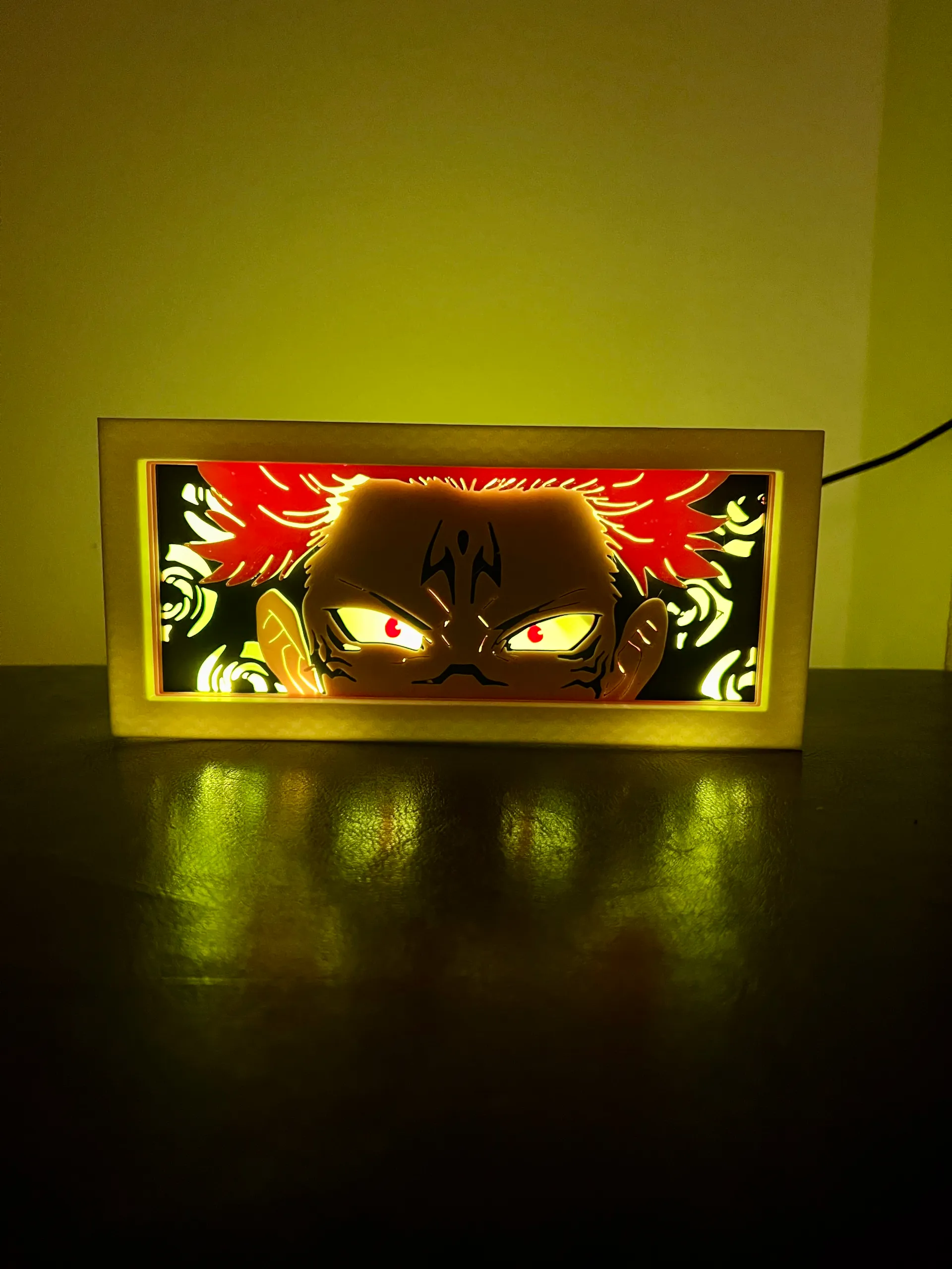Lighting & Lamps STL Download - Jujutsu Kaisen - Sukuna LED Lightboxby ...