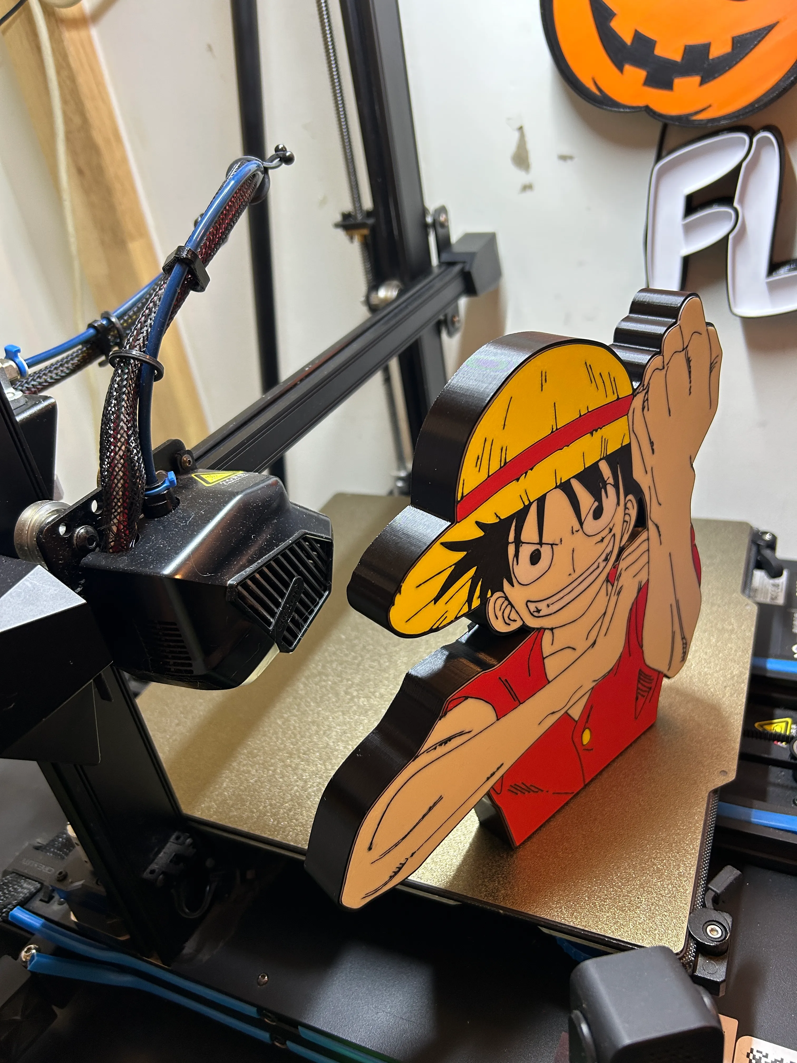 3D Printer Files | 3MF File | LIGHTBOX LUFFY ONE PIECE | Creality Cloud