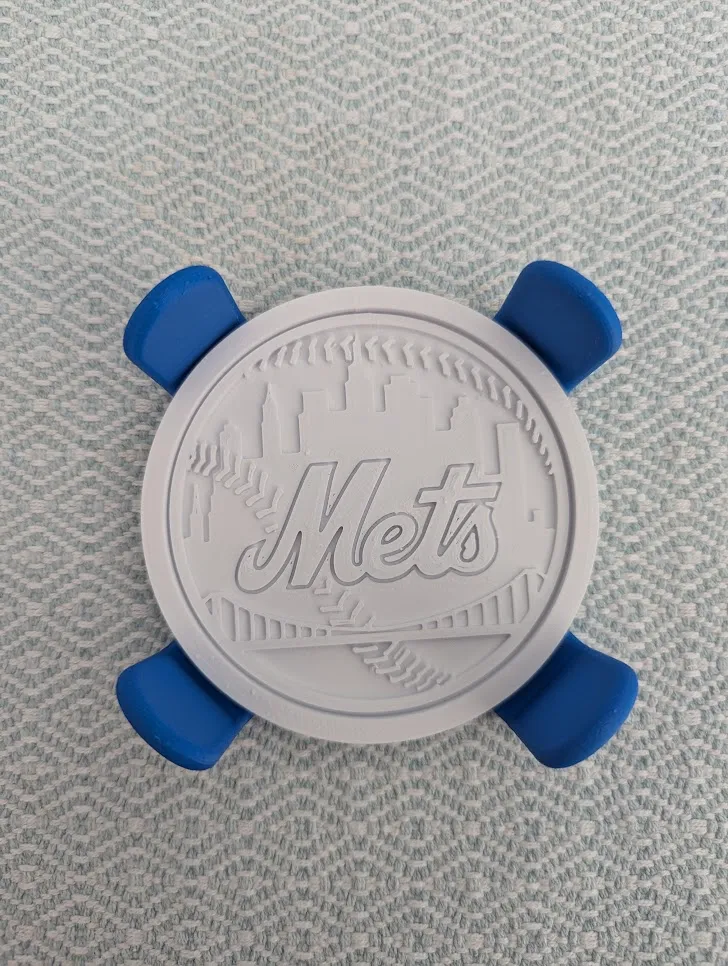 Other STL Download - New York Mets Coaster w/Holder (holds 6)by Trash ...