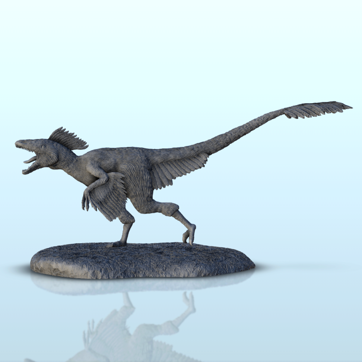 Achillobator dinosaur (5) - miniatures figure statue scenery | 3D ...