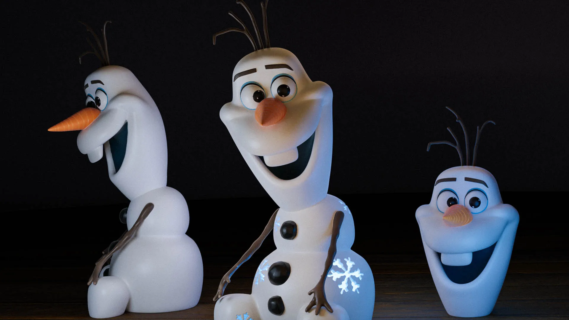 Characters & Creatures STL Download - Olaf the Snowmanby GALAXIARUM 3D
