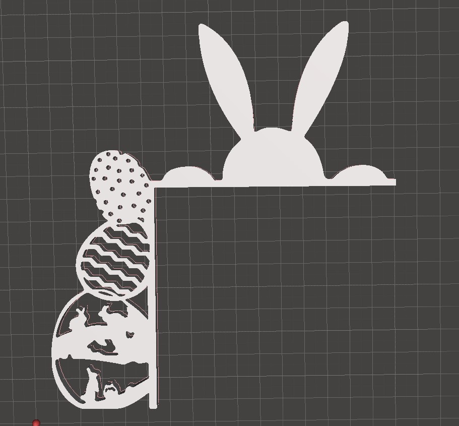 door frame happy easter 3 | 3D models download | Creality Cloud