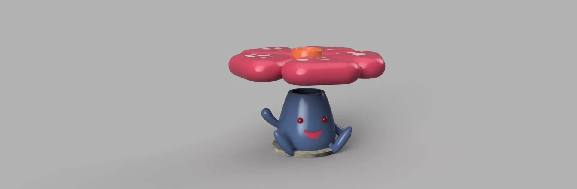 Pokemon 0045 Vileplume pot plant or mug | 3D modeller indir | Creality ...